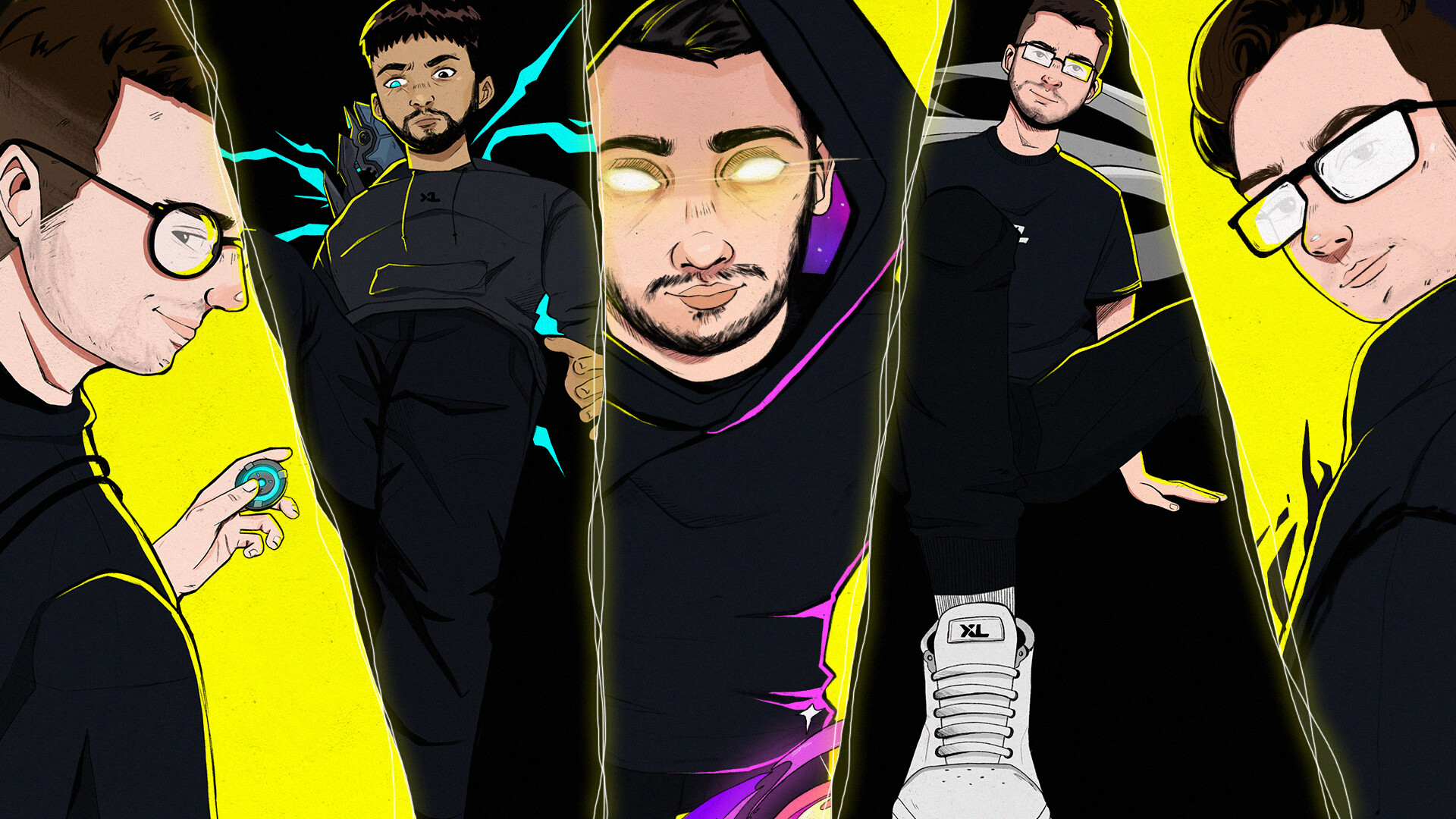 ArtStation - XL VALORANT ROSTER ILLUSTRATIONS