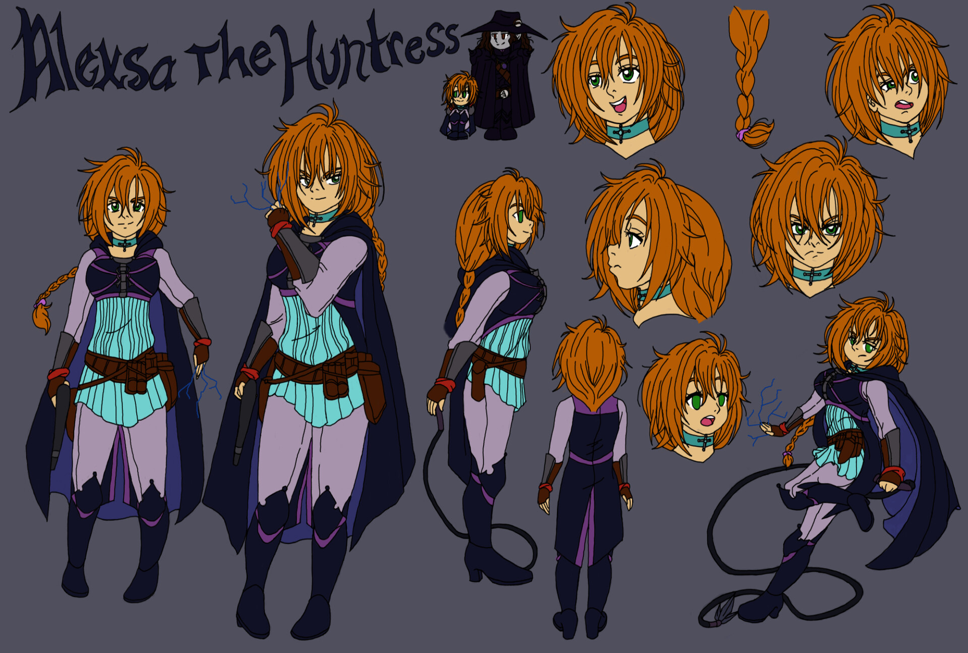 ArtStation - Alexsa's Character Sheet