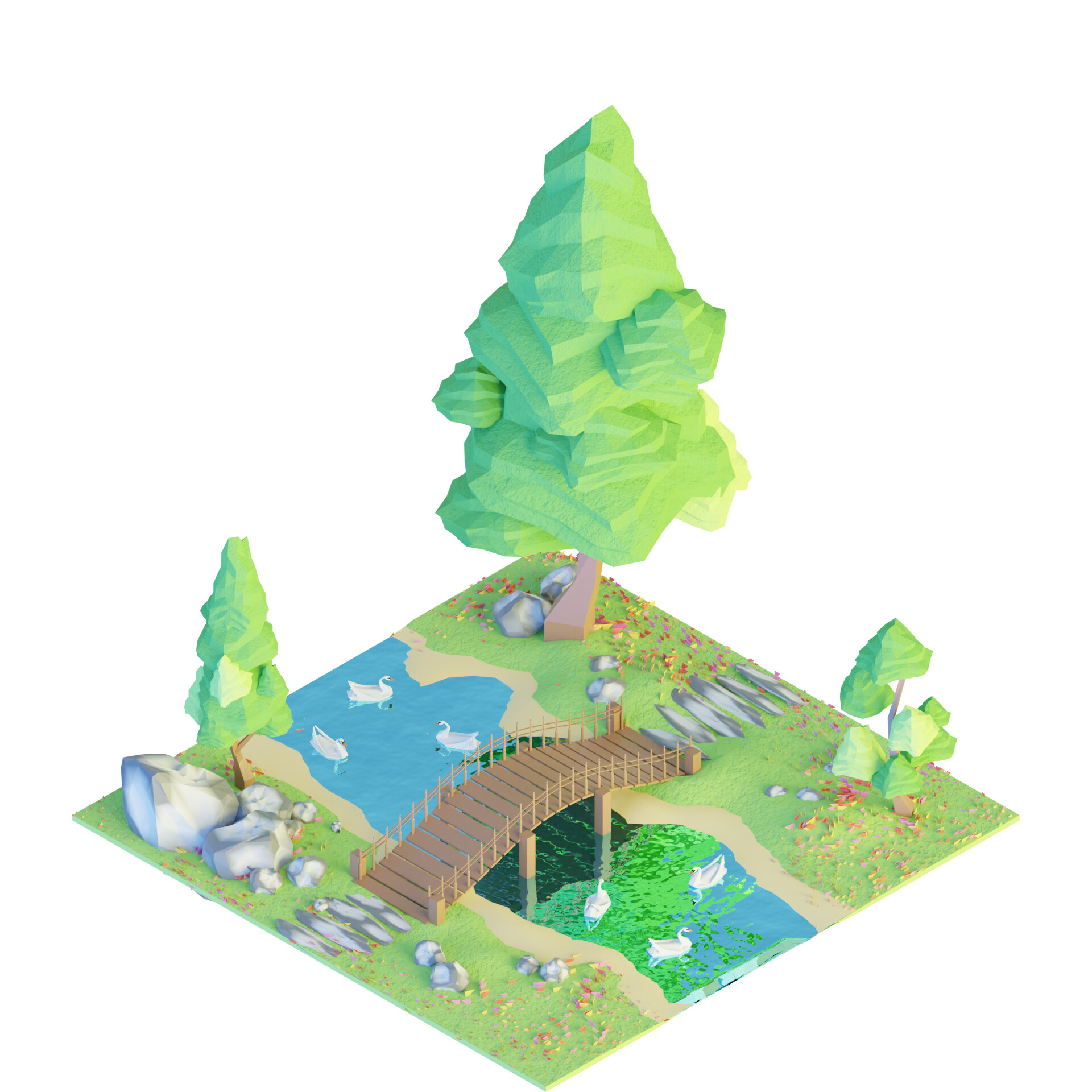 Gandbold - some low poly work for NFT project