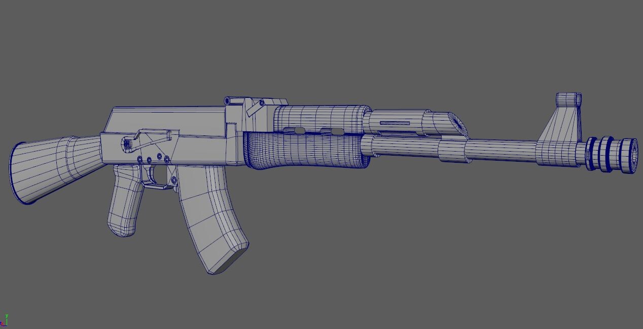 ArtStation - AK-47 3D Model