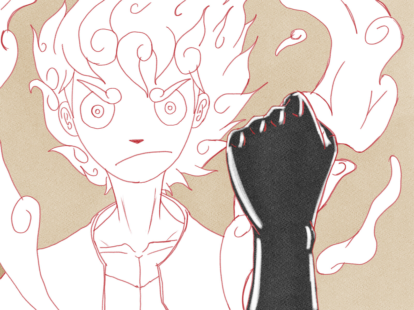 ArtStation - Fan Art LUFFY