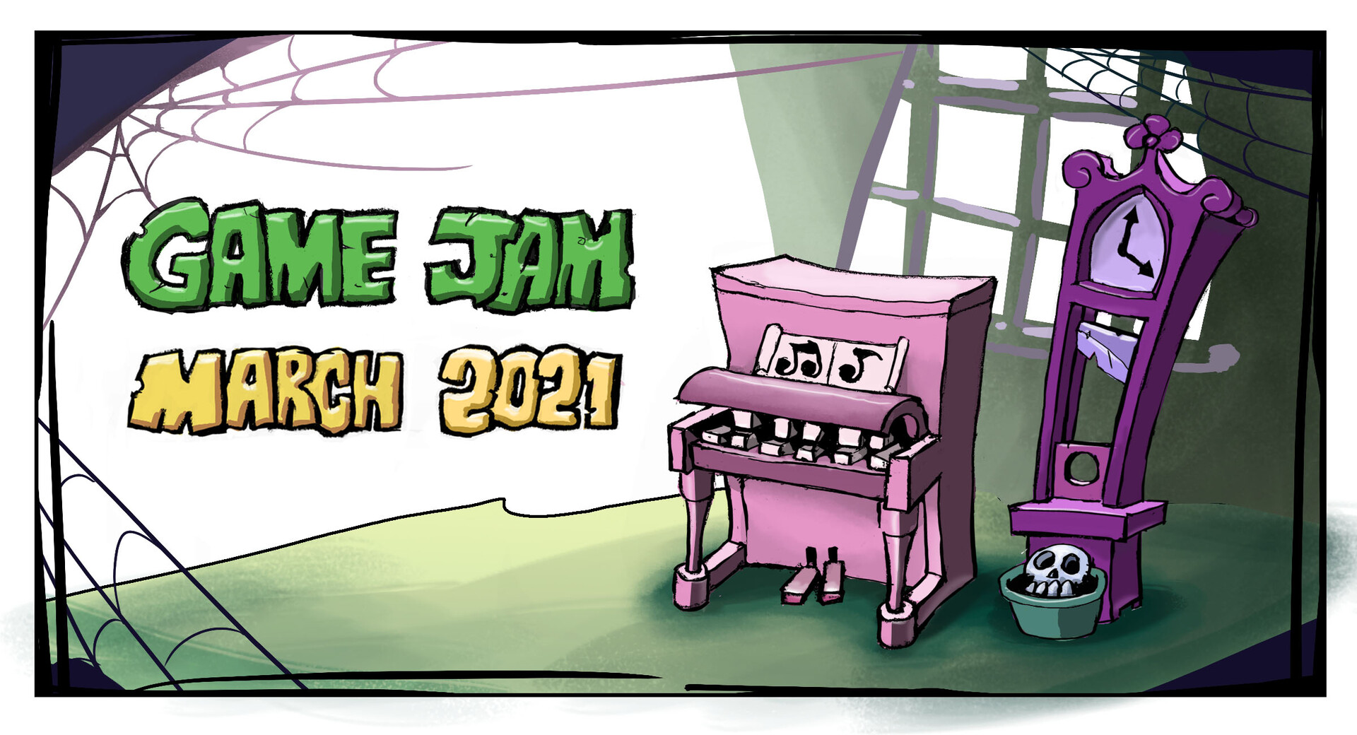 ArtStation - Blizzard Game Jammers March 2021 Logo