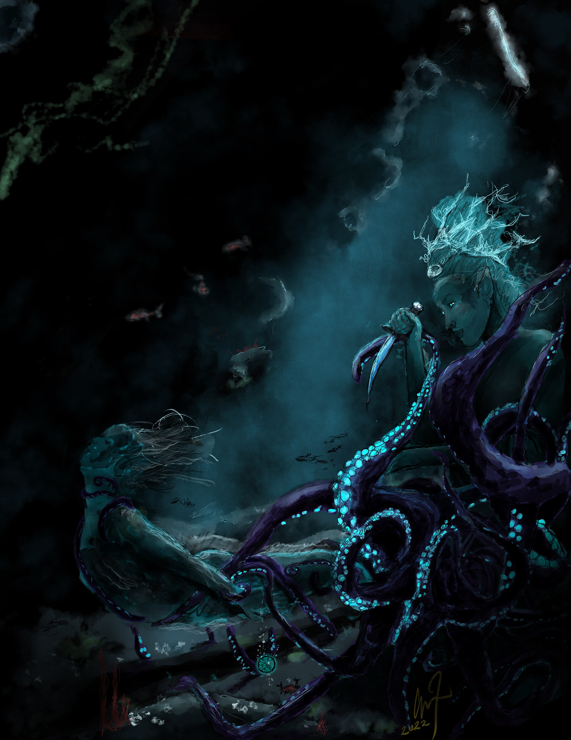 ArtStation - Night Swimming