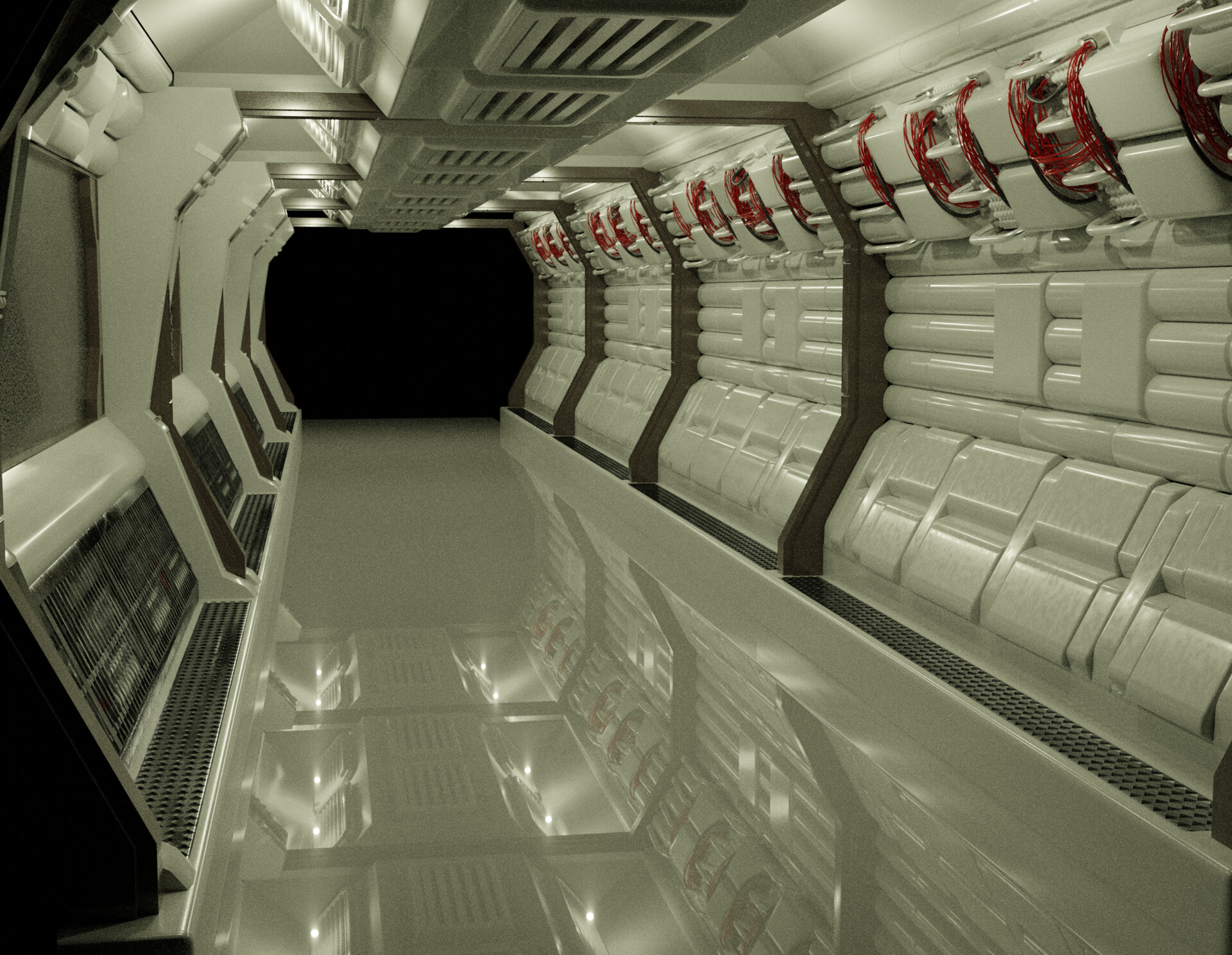 ArtStation - Alien Inspired Corridor