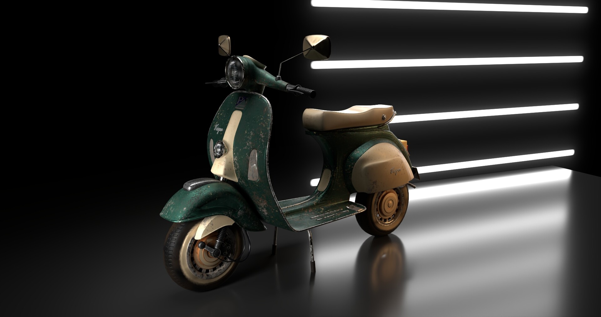 ArtStation - 3D MODEL OF VESPA