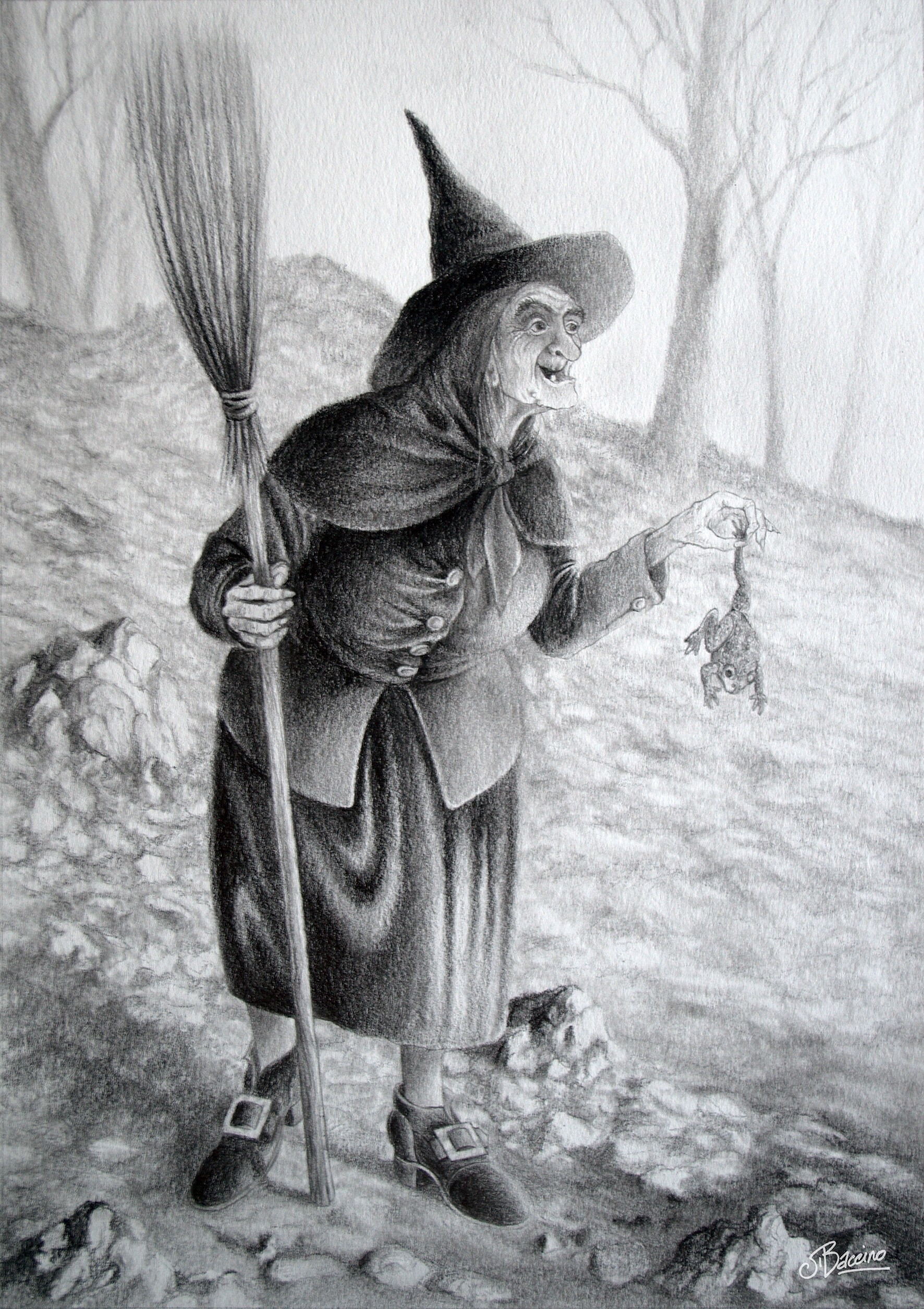 ArtStation - Witch with toad