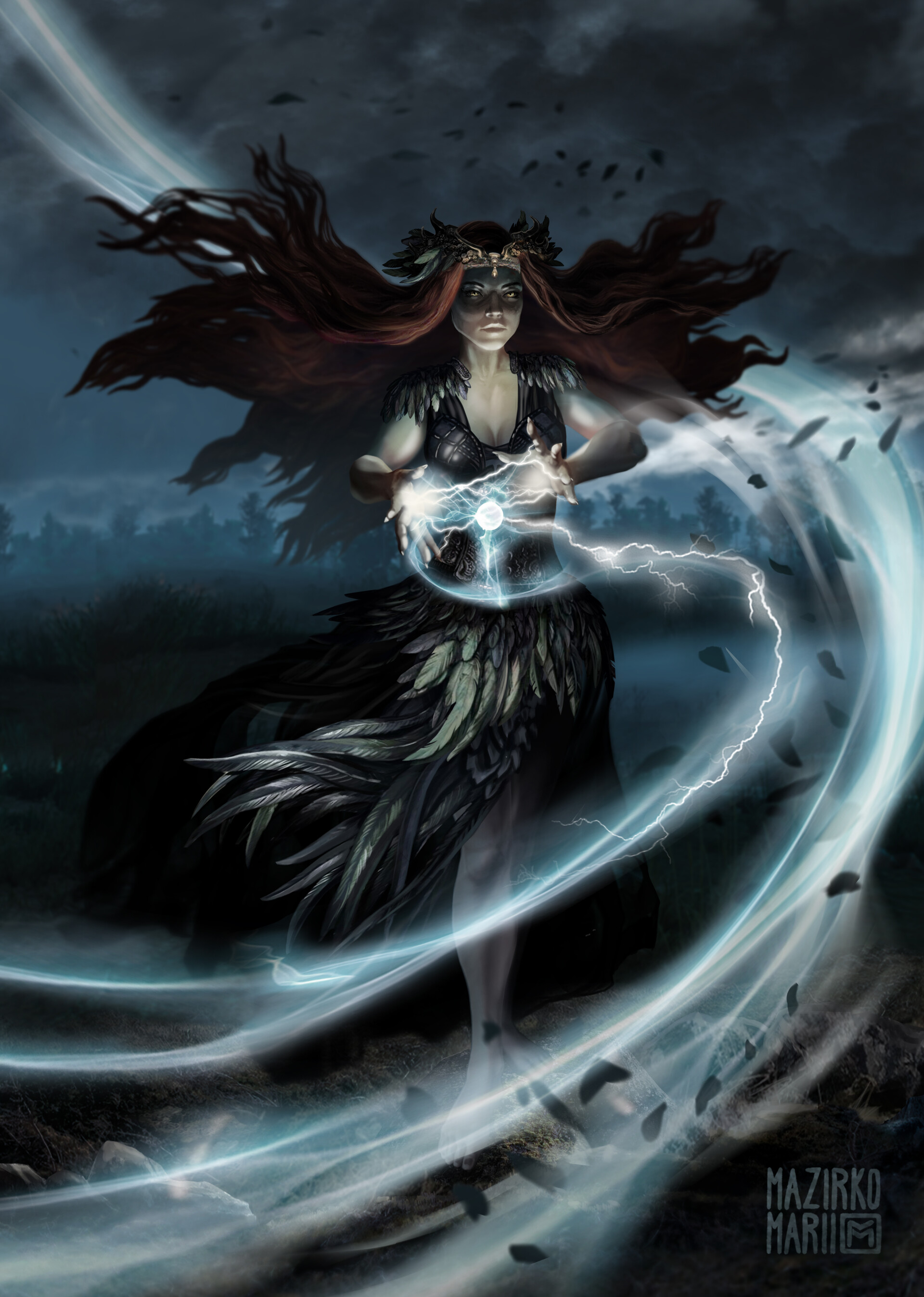 ArtStation - Storm witch ArtStation - Storm witch
