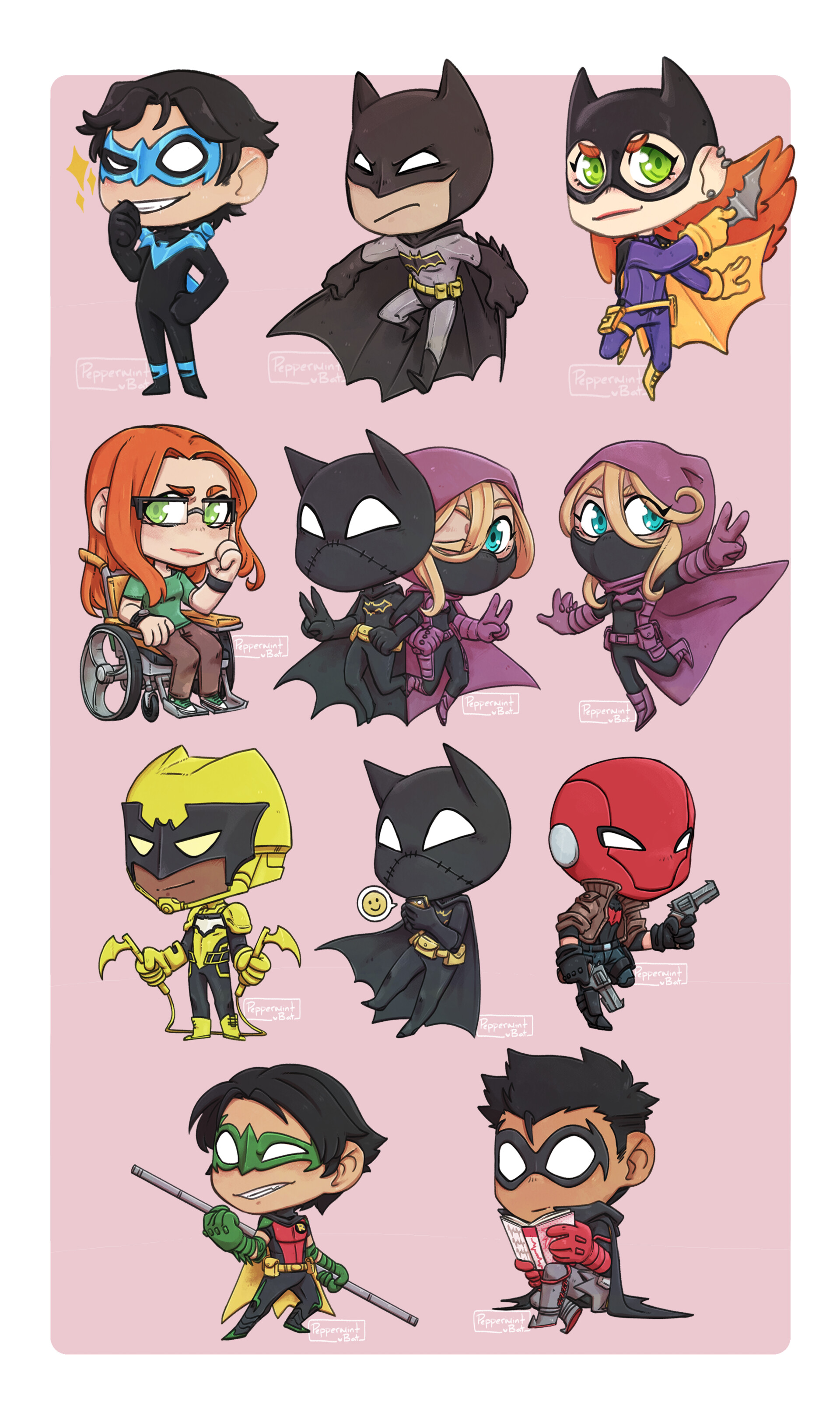 Cattivi Di Batman Chibi
