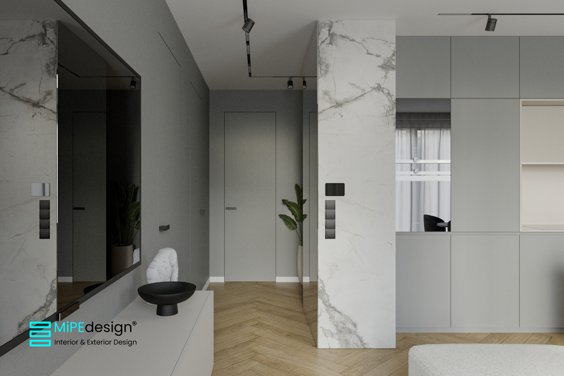 MIPE DESIGN - Interior design of minimalist flat