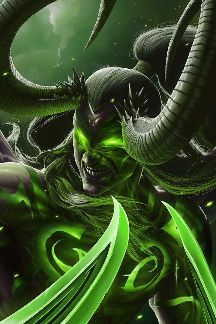 ArtStation - WarCraft - Illidan Stormrage