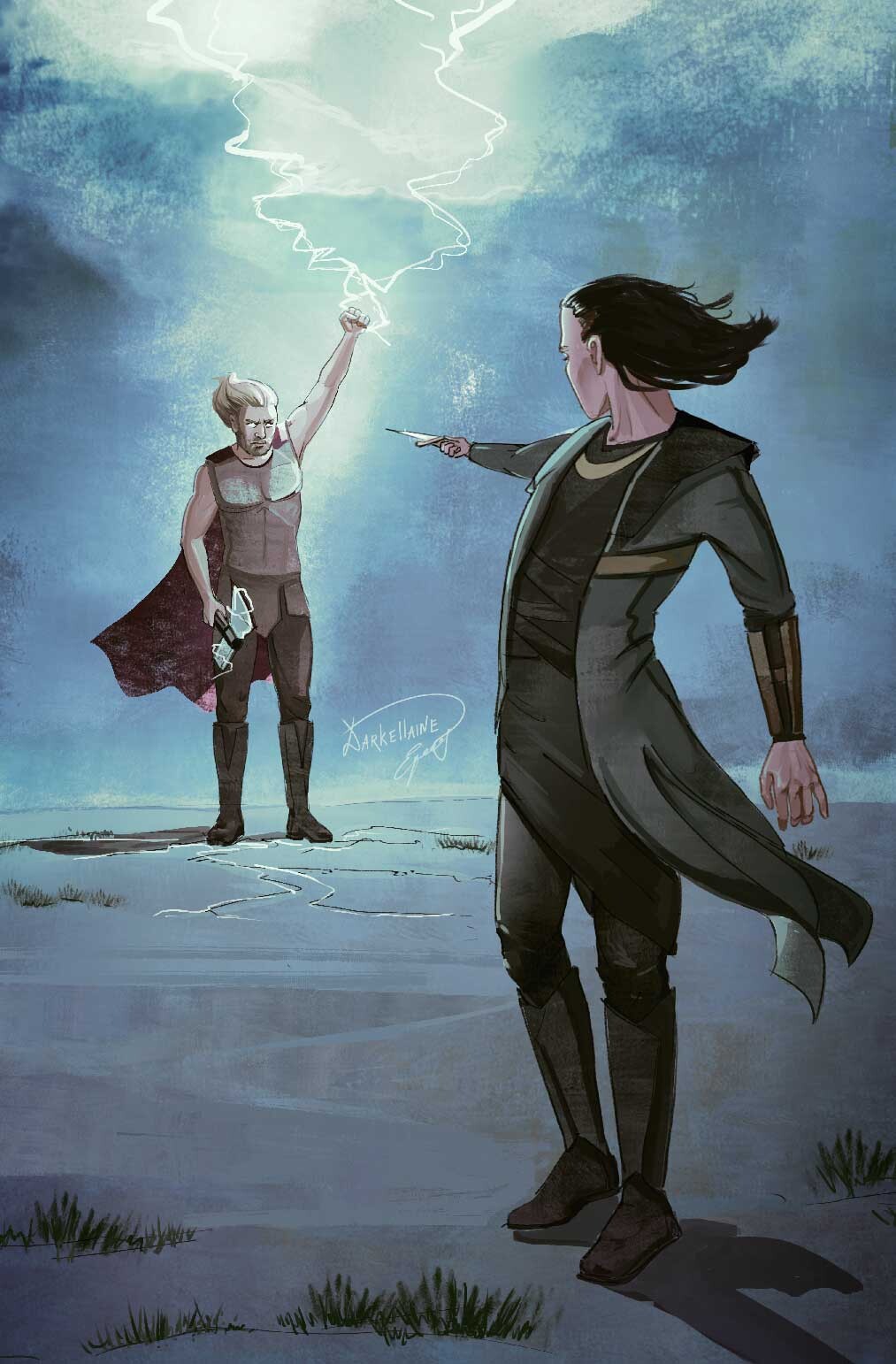 ArtStation - Thor vs Loki