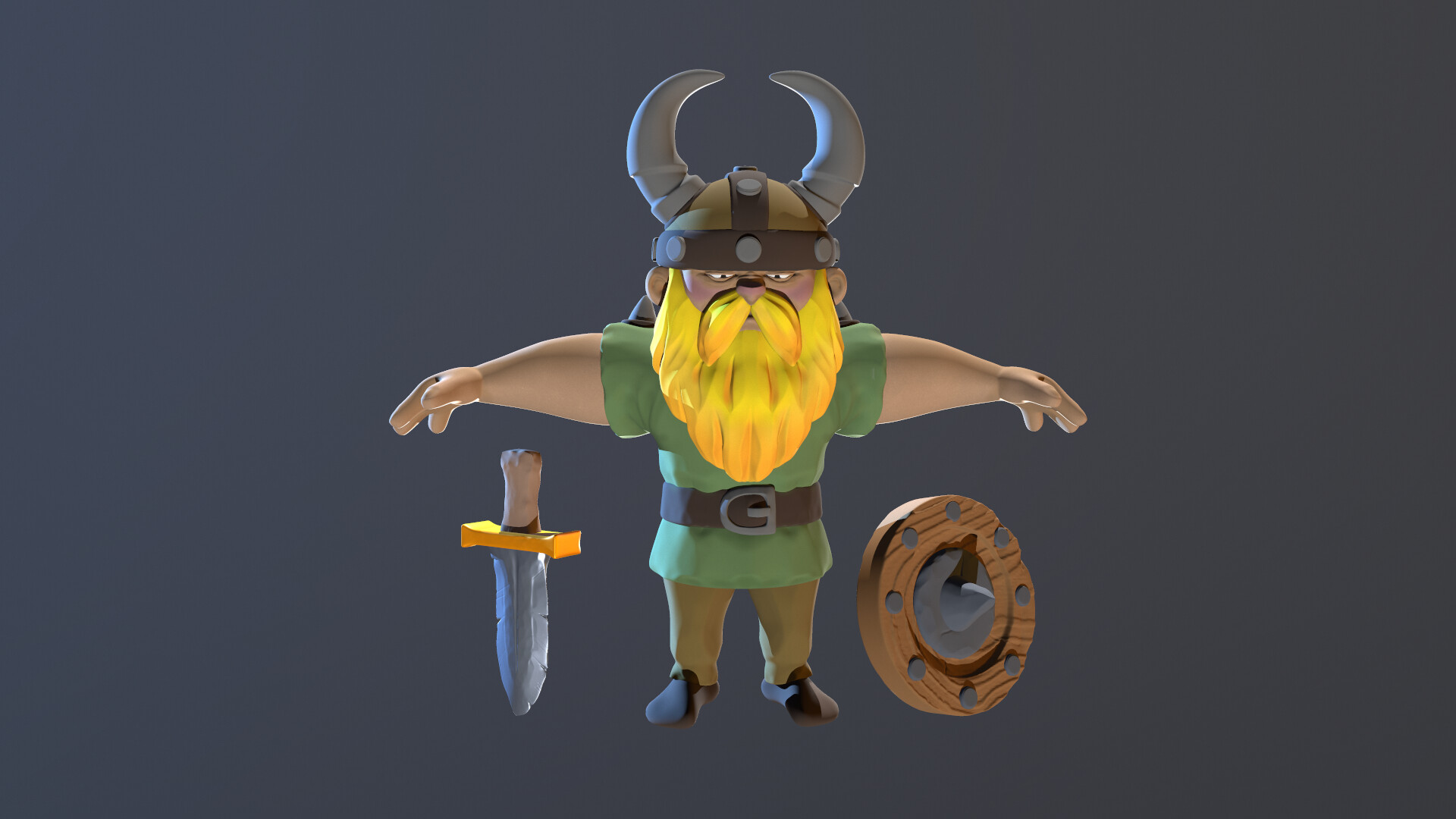 ArtStation - Viking 3D