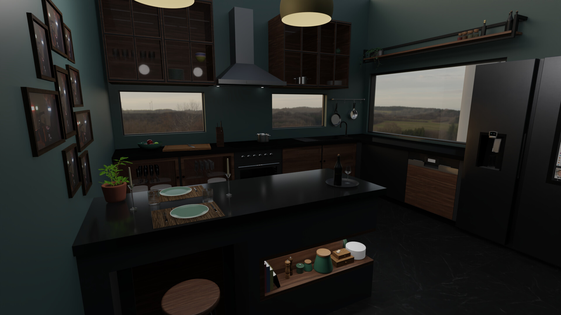 ArtStation - Kitchen modelling