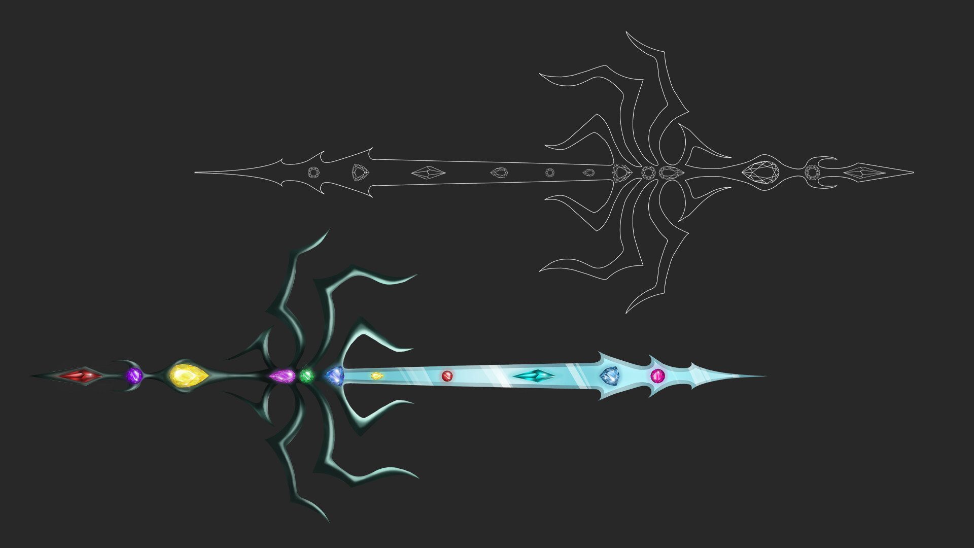 ArtStation - Sword props