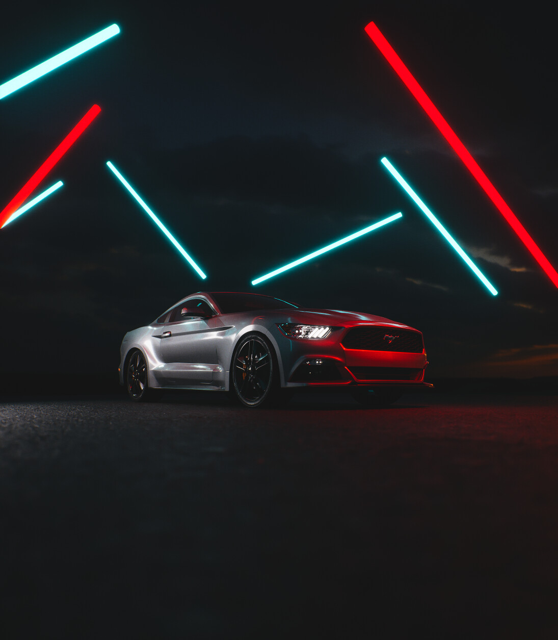 Neon Lights For Cars Red