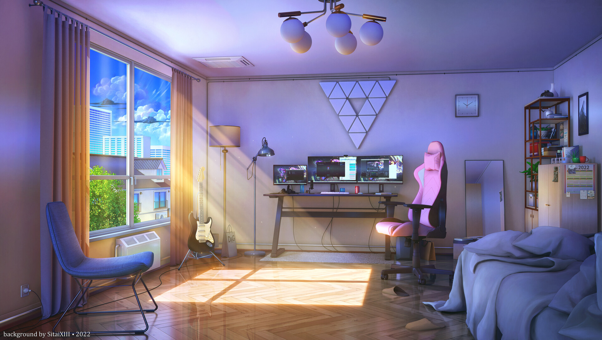 ArtStation - Bedroom - Day