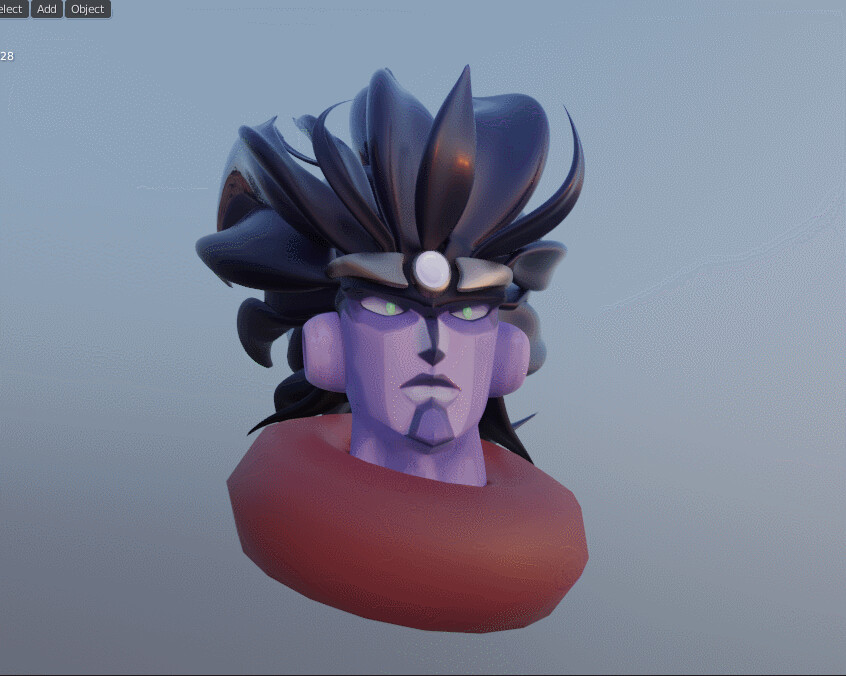 ArtStation - Star Platinum Bust