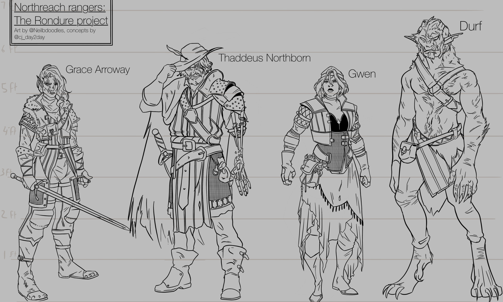 ArtStation - Rondure Project: Ally NPCS PT:3