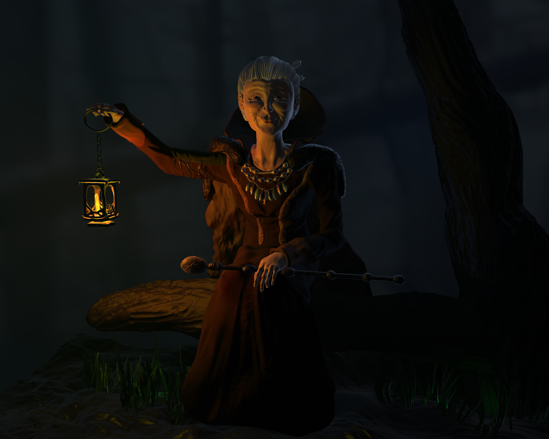 ArtStation - Ederly witch