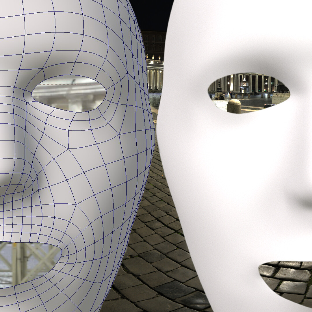 ArtStation - Face Topology Maya