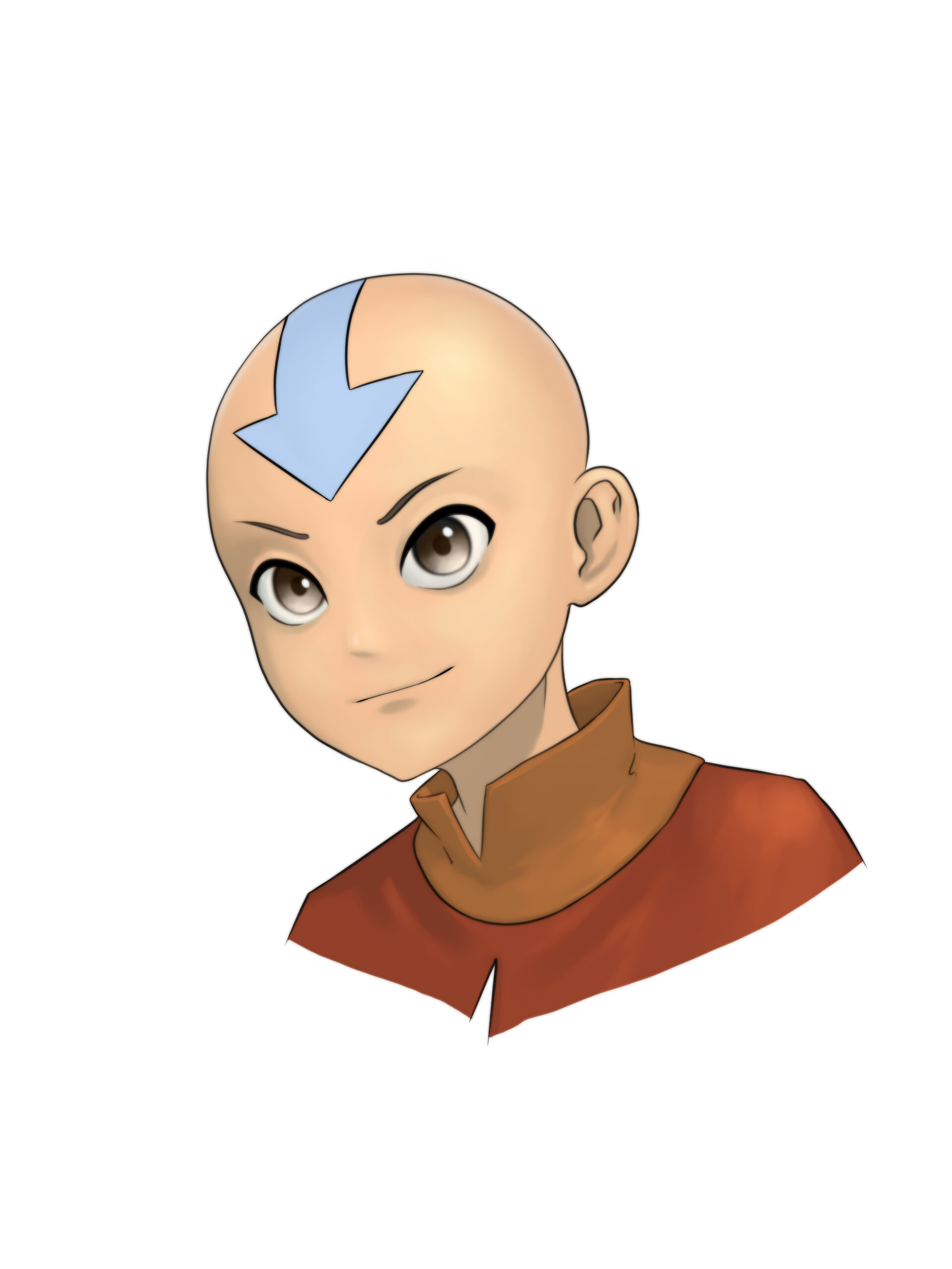 ArtStation - Aang Headshot