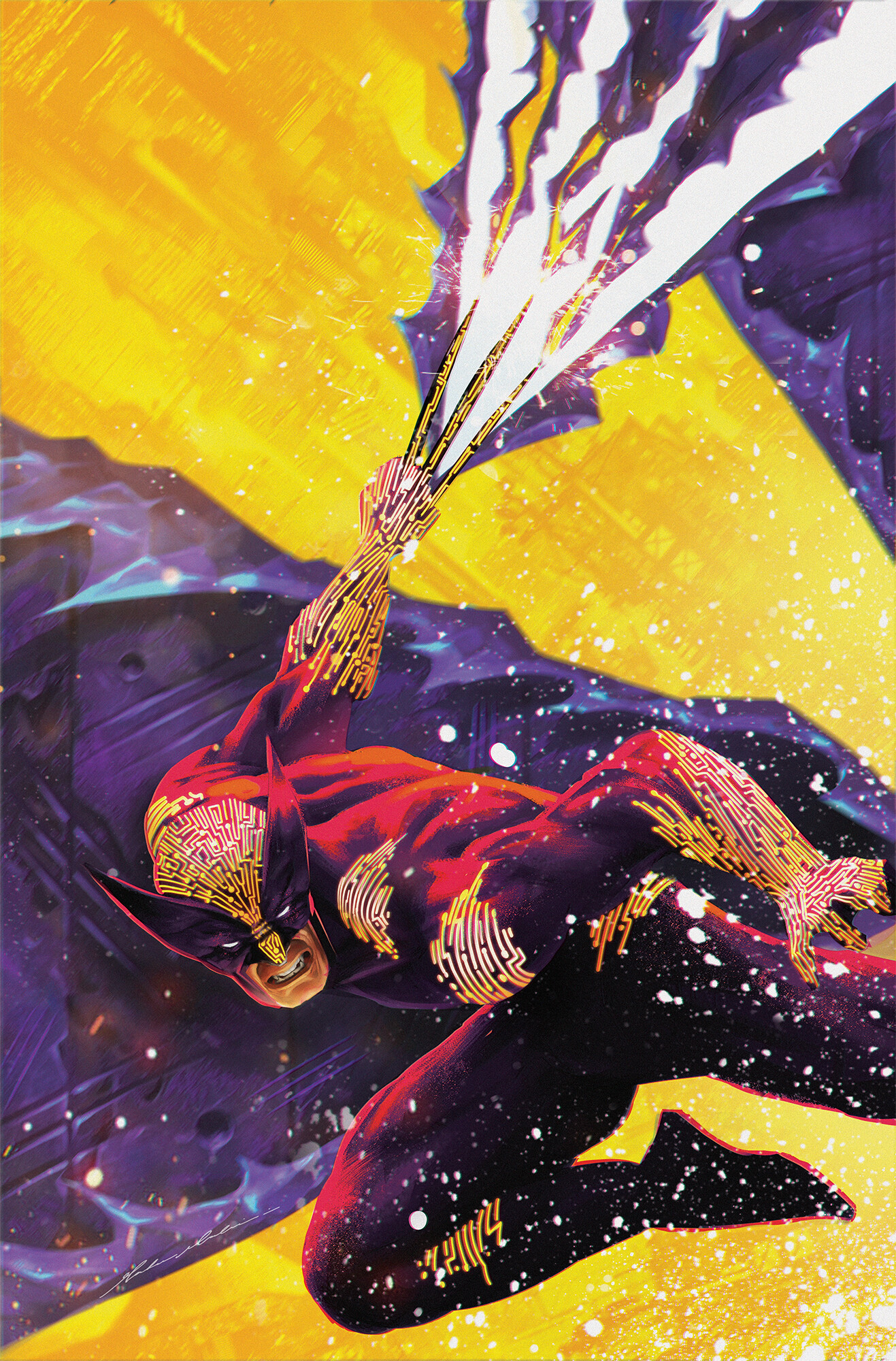 Mateus Manhanini - X DEATHS OF WOLWERINE #5 Variant Cover