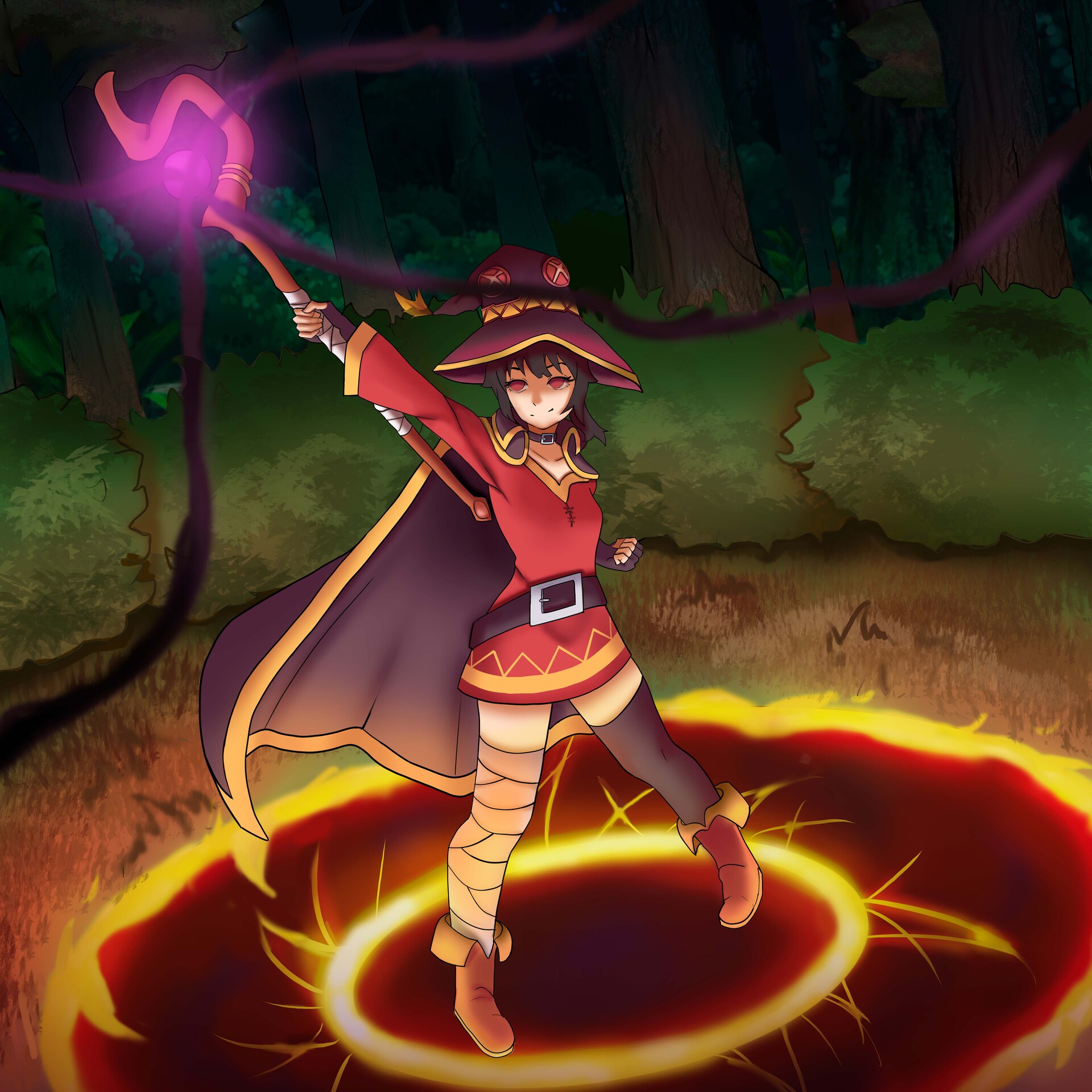 ArtStation - Megumin fanart