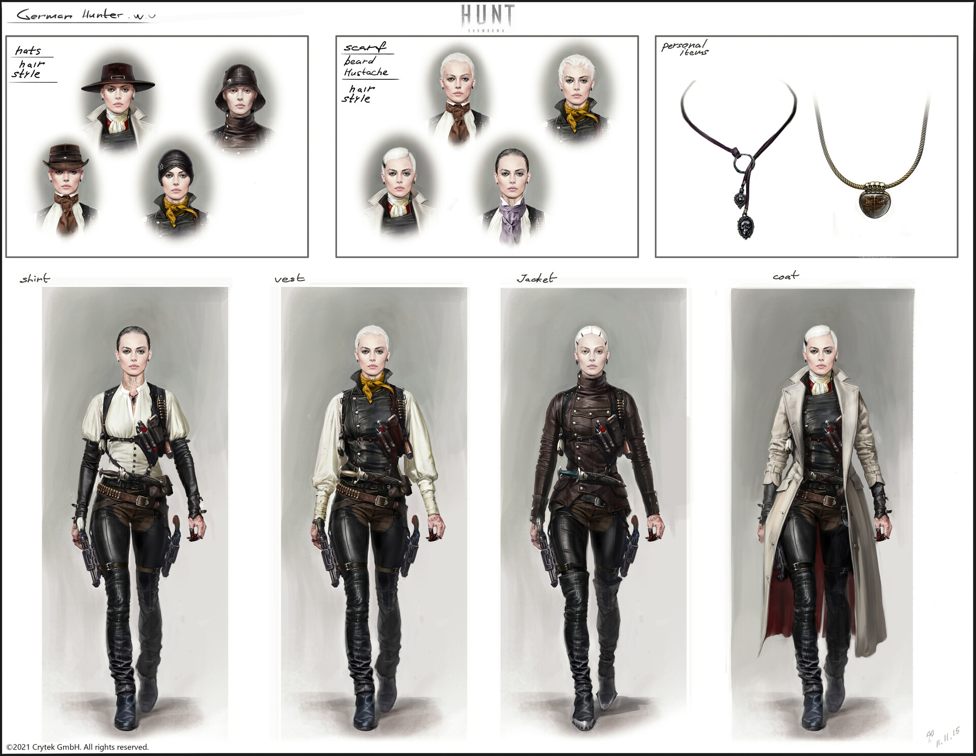 ArtStation - Hunter Female - hunt showdown