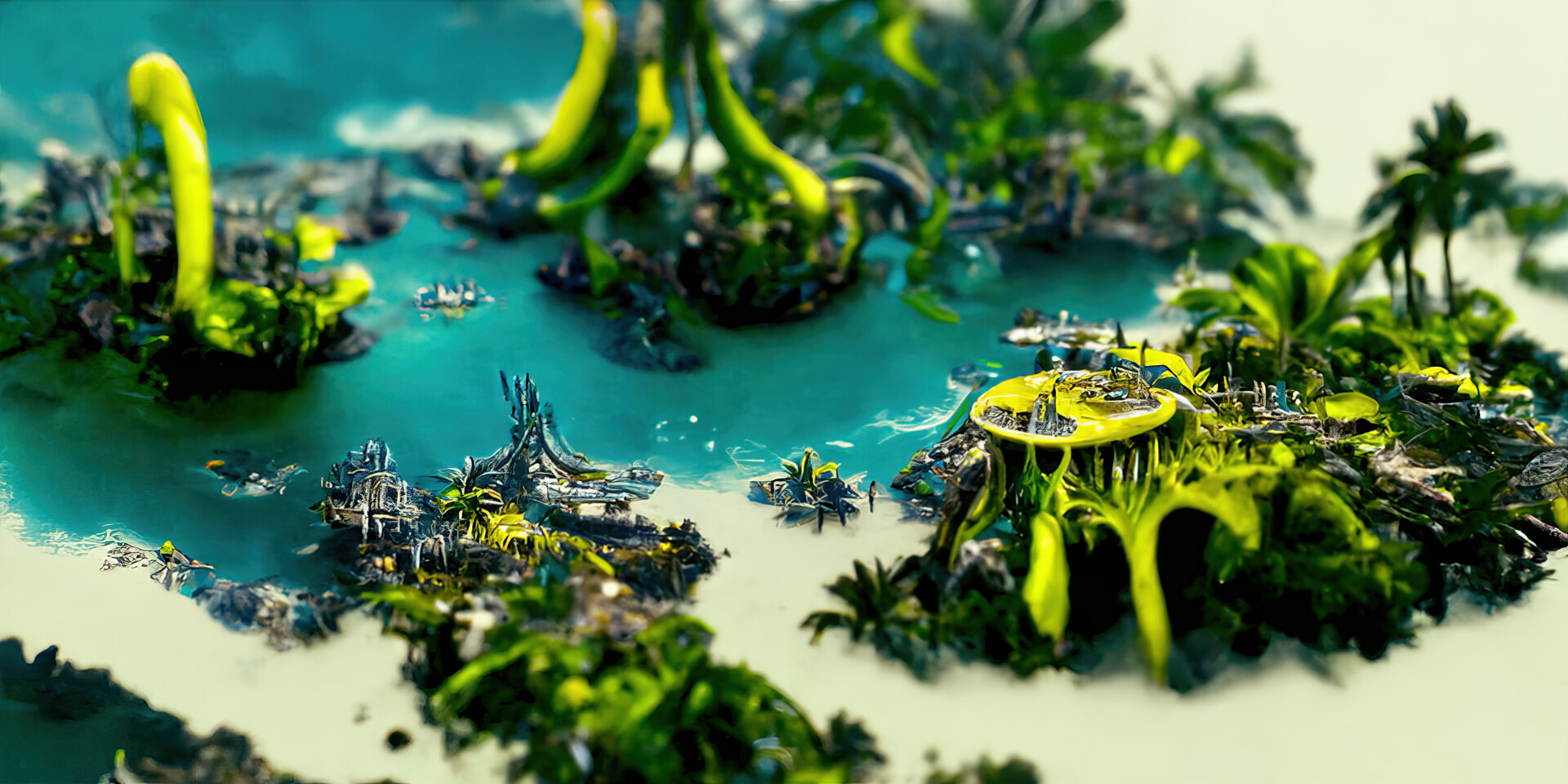 ArtStation - Busawe Worge - Alien Tropical Islands (Collection 2)
