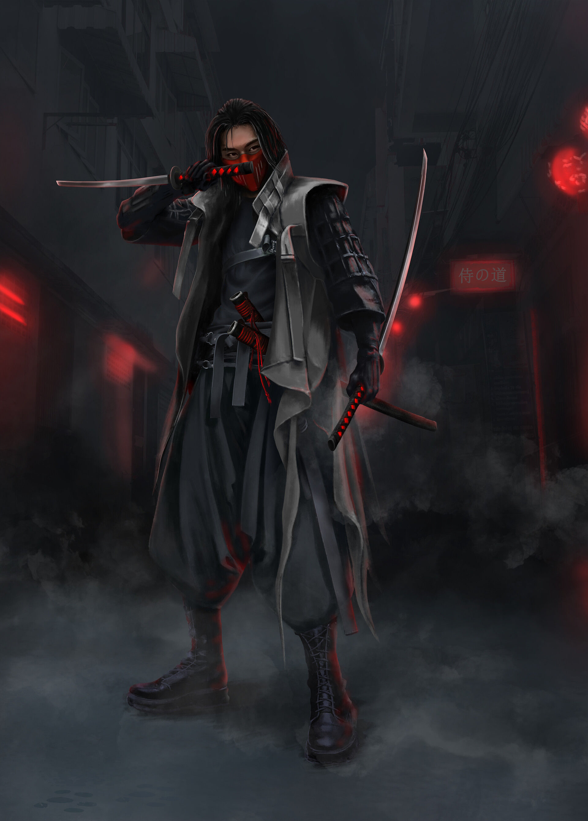 ArtStation - Urban Samurai