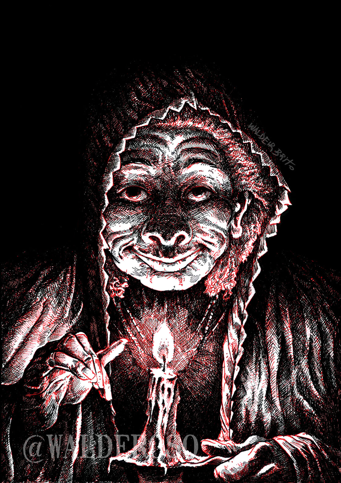 ArtStation - The Candle Lady