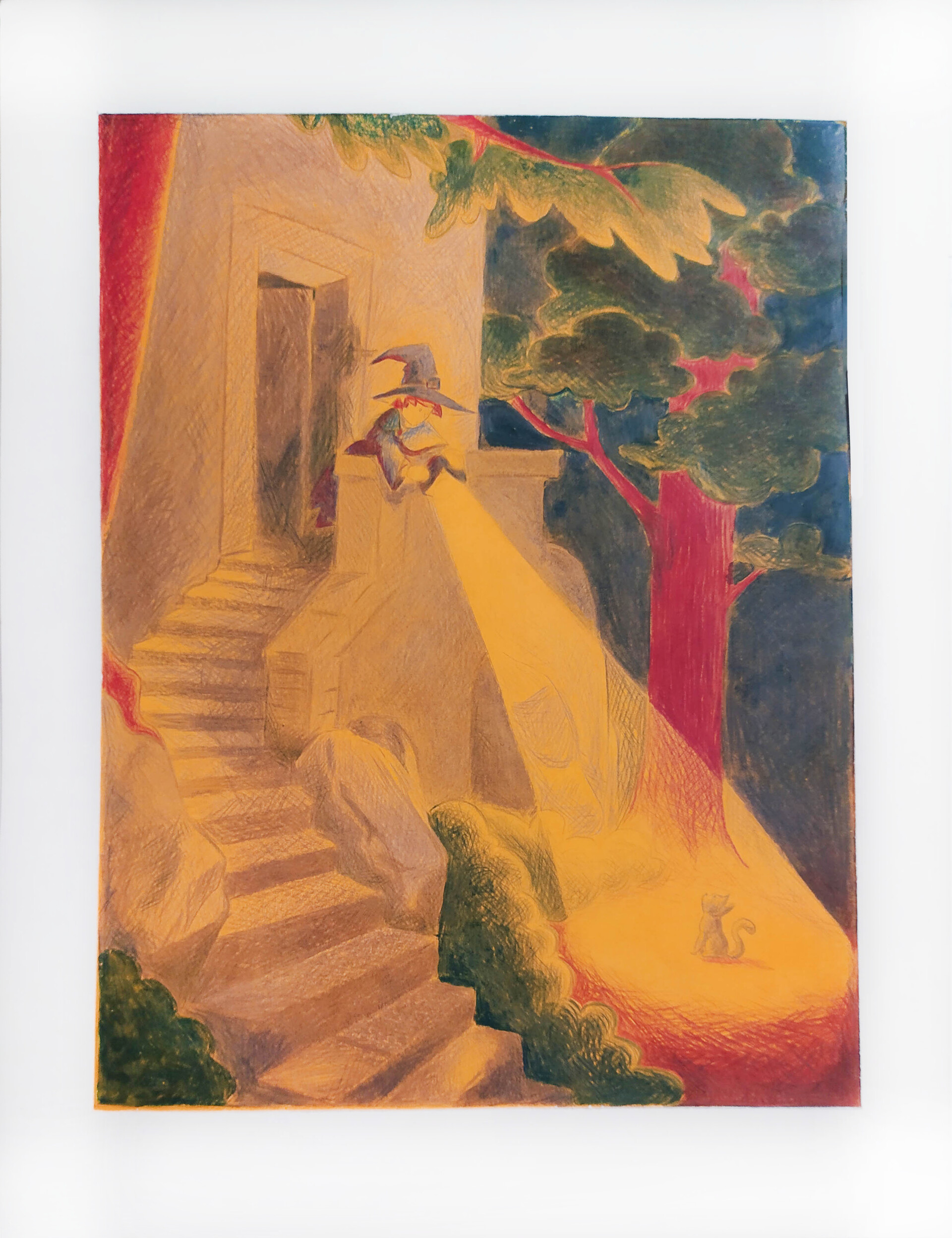 ArtStation - The witch and the cat