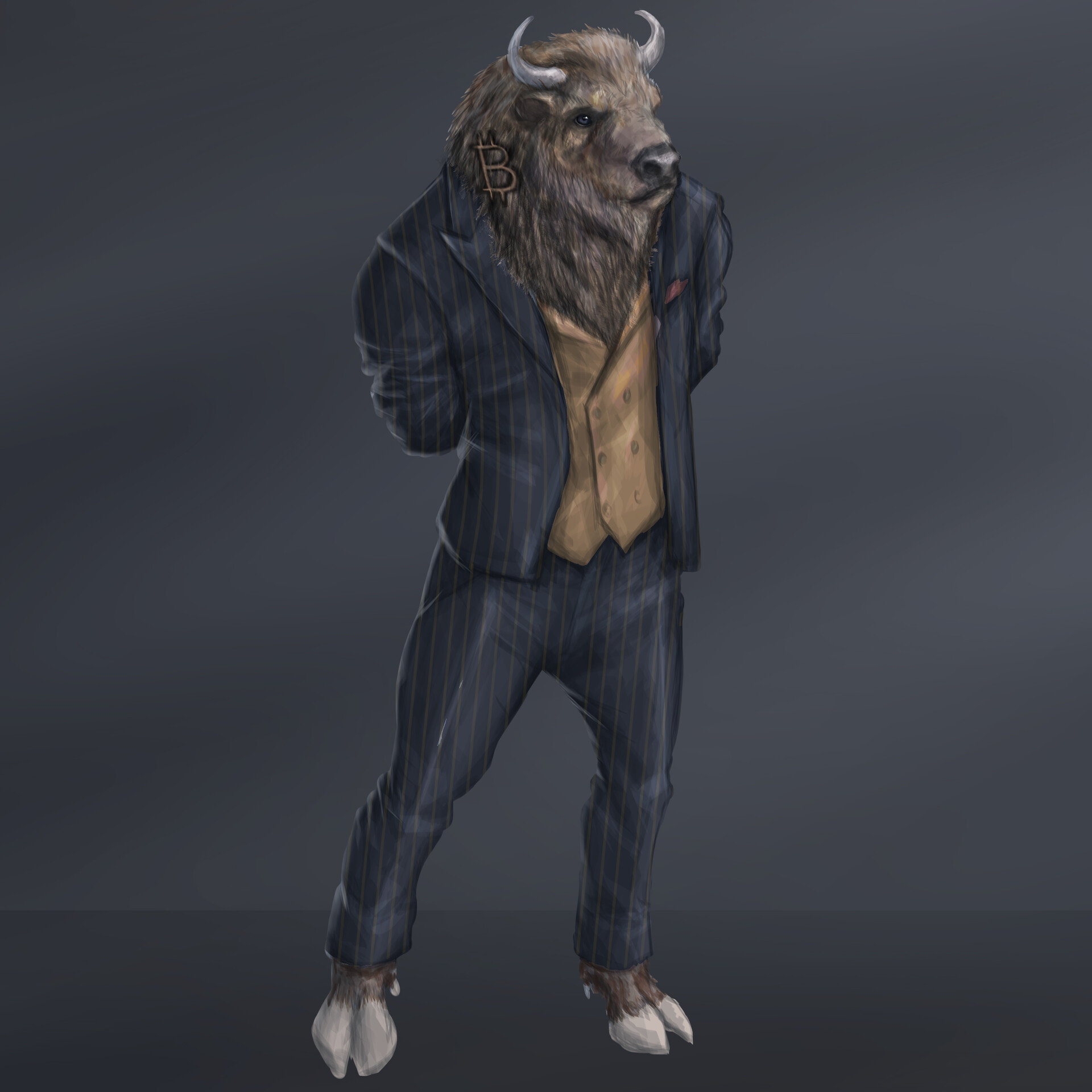 ArtStation - Bitcoin Bison