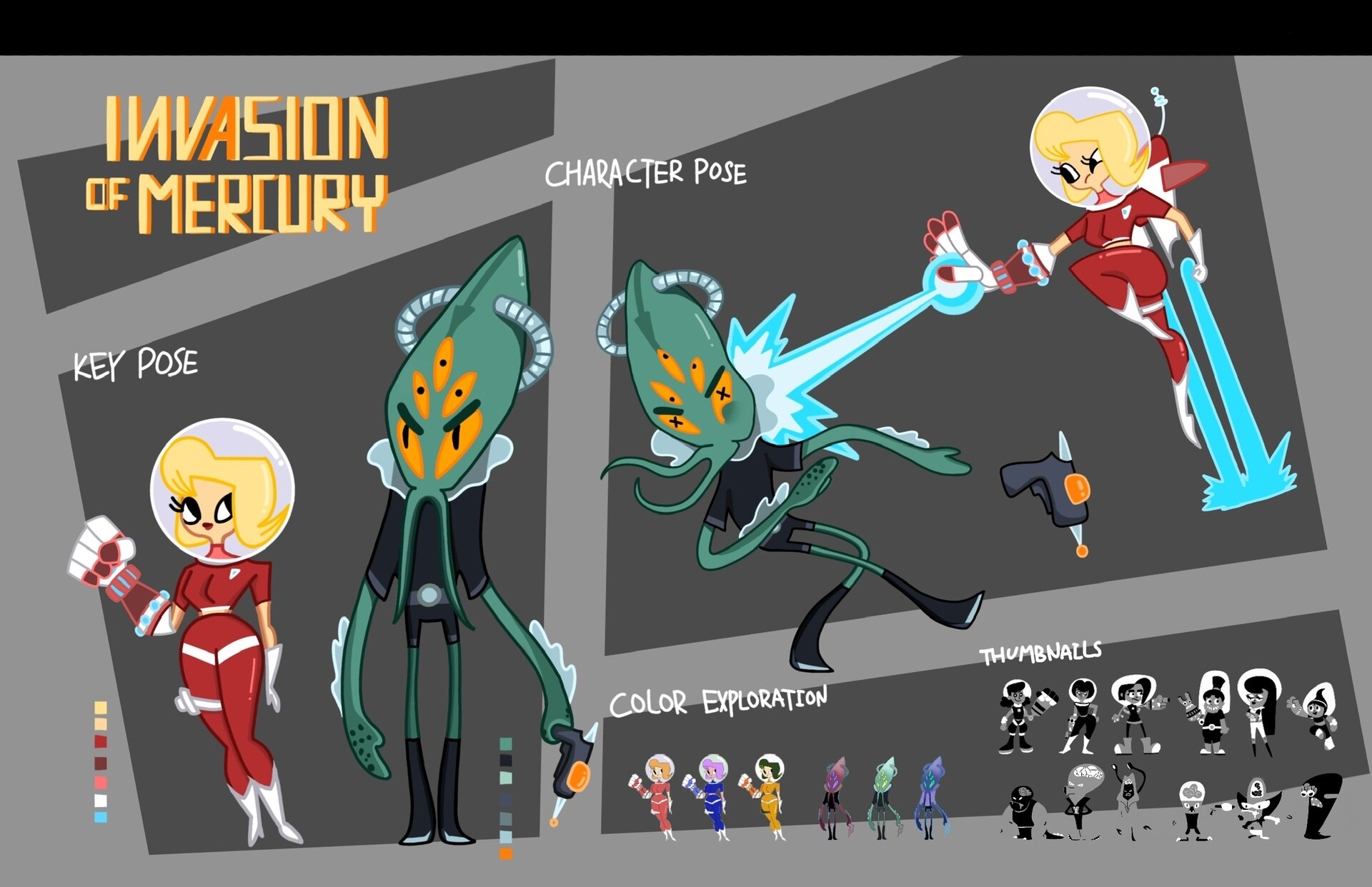 ArtStation - graphic style pulp story