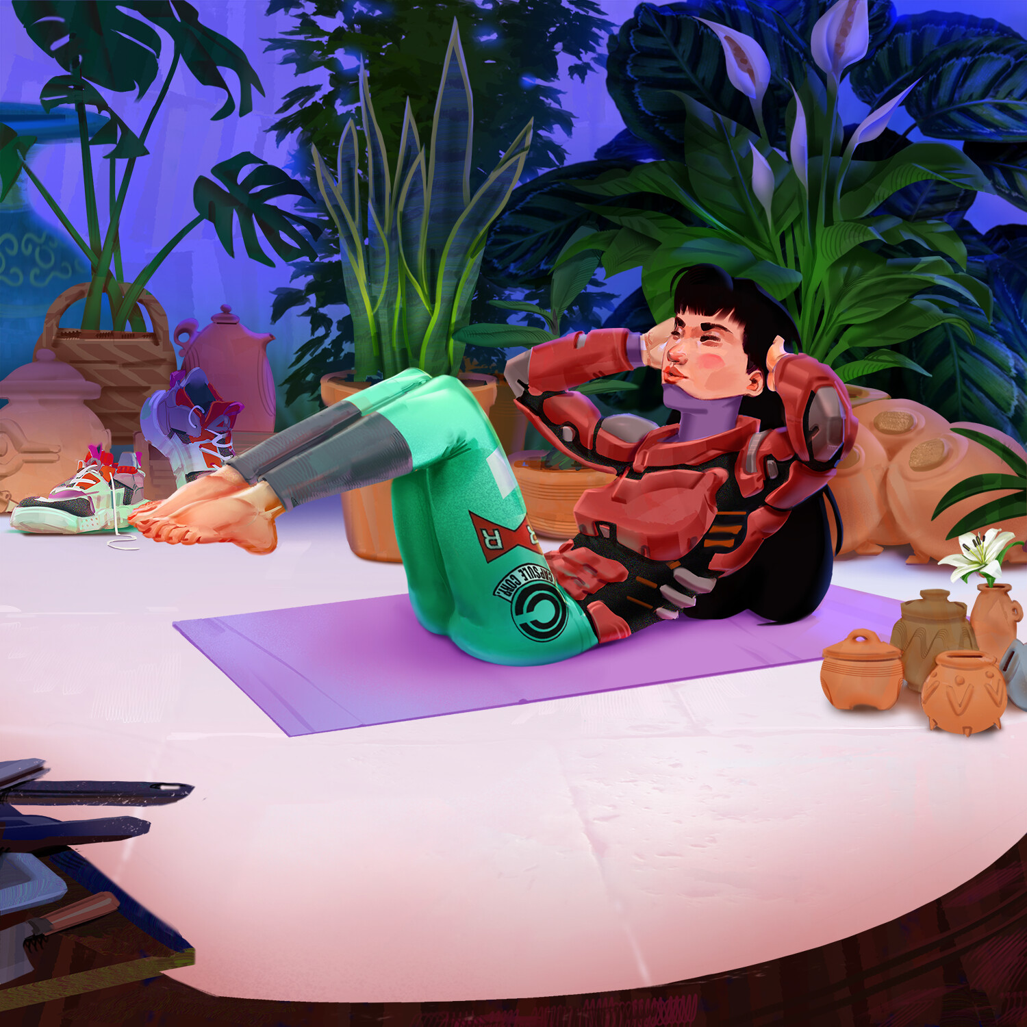 ArtStation - Sit -up