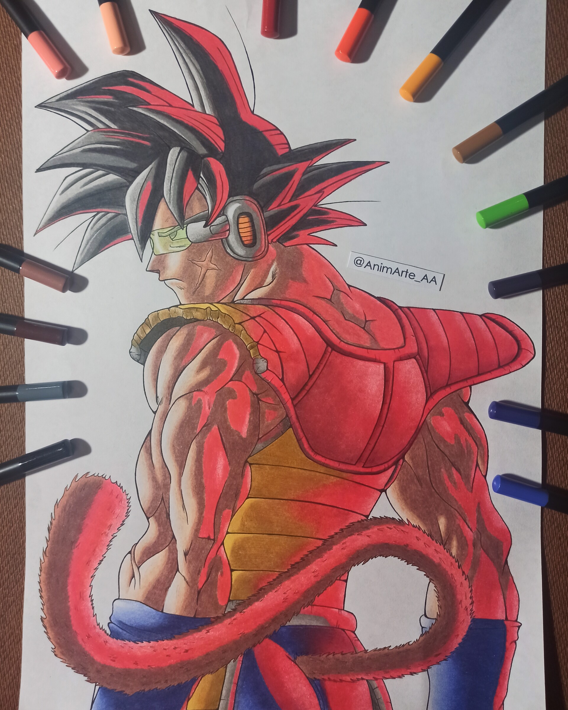 Bardock Super Saiyan Drawing