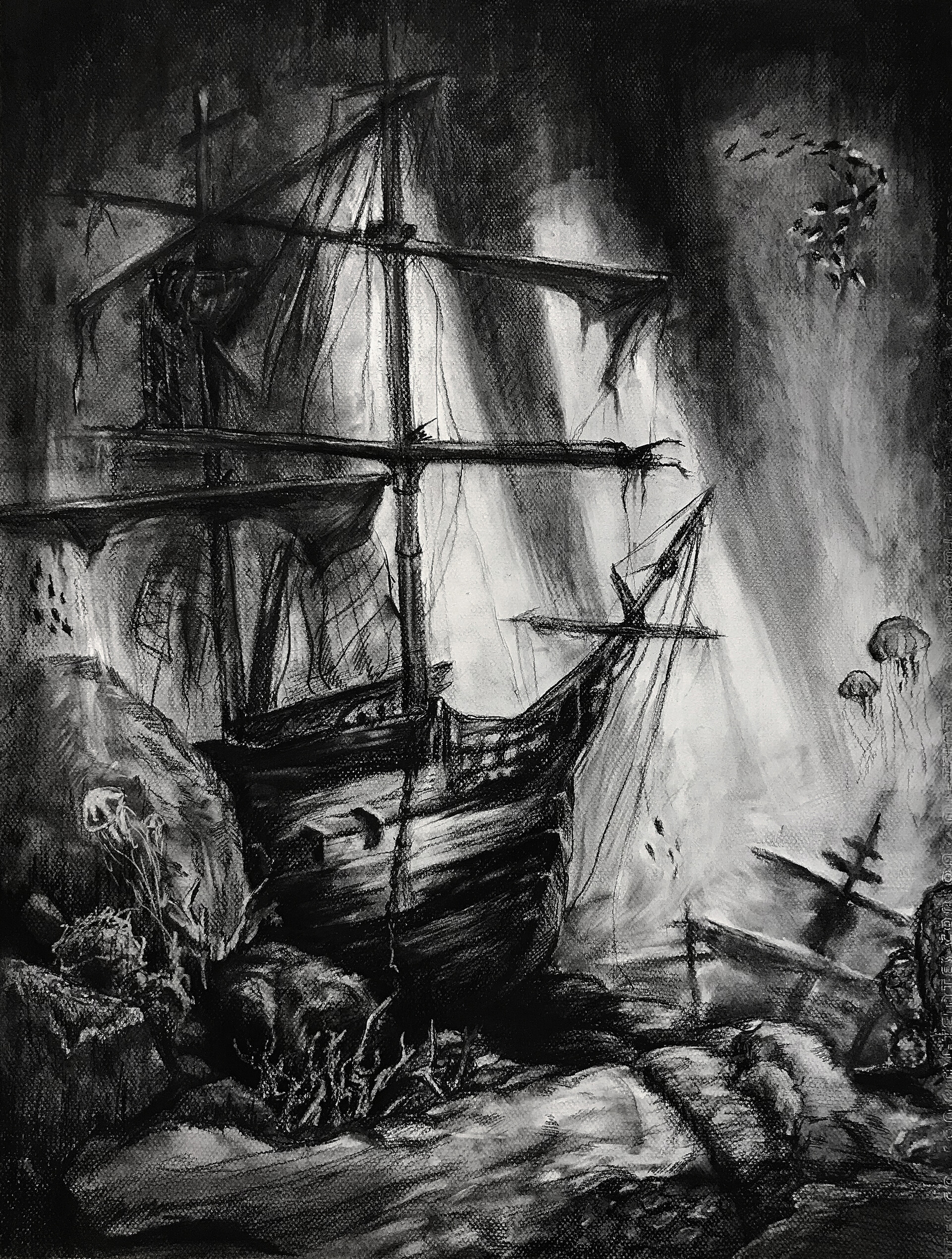 ArtStation - Sunken Ship