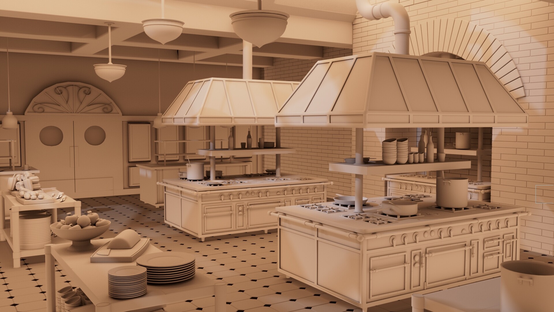 ArtStation - Ratatouille Kitchen