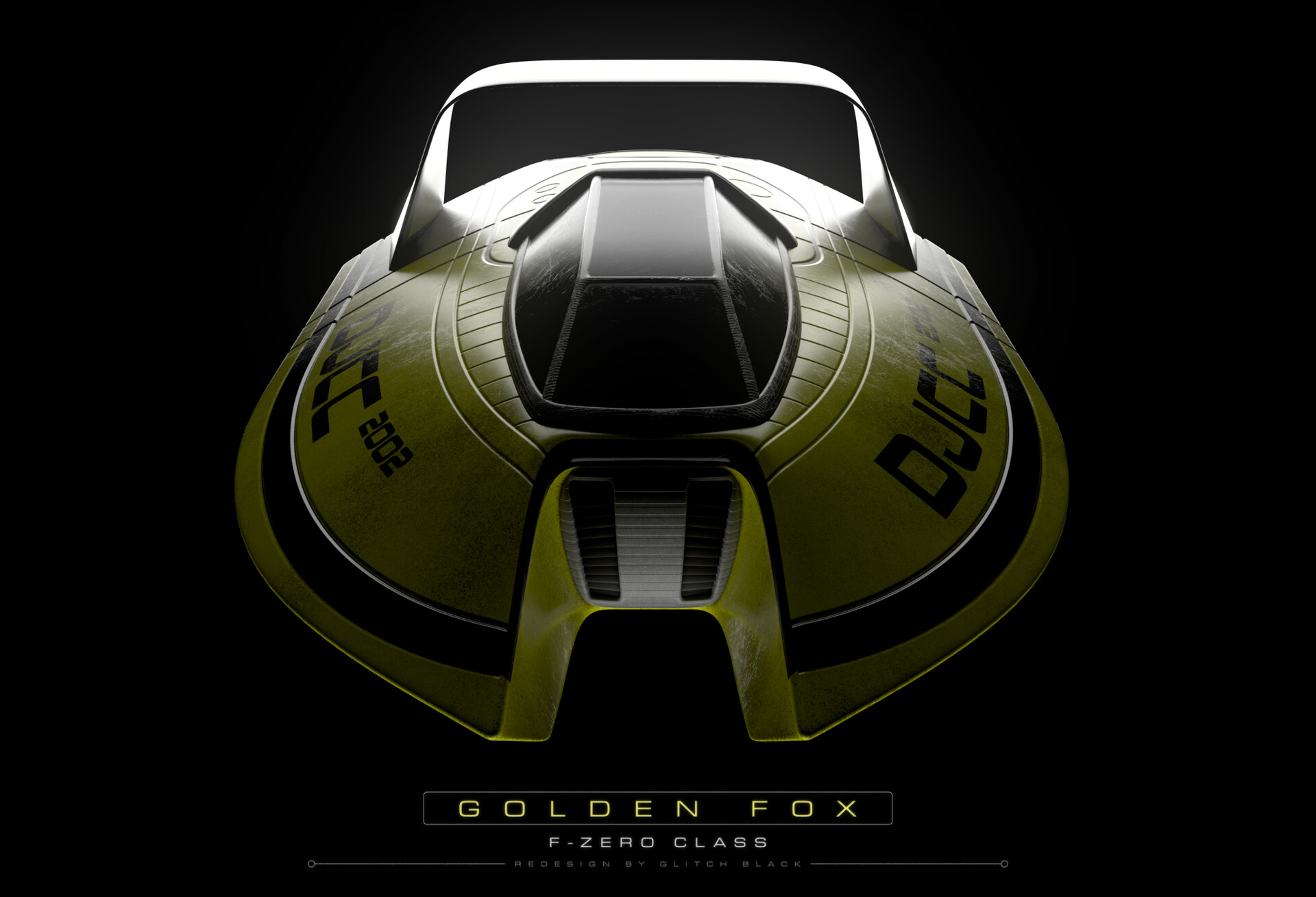 ArtStation - Golden Fox Redesign (F-Zero Series)