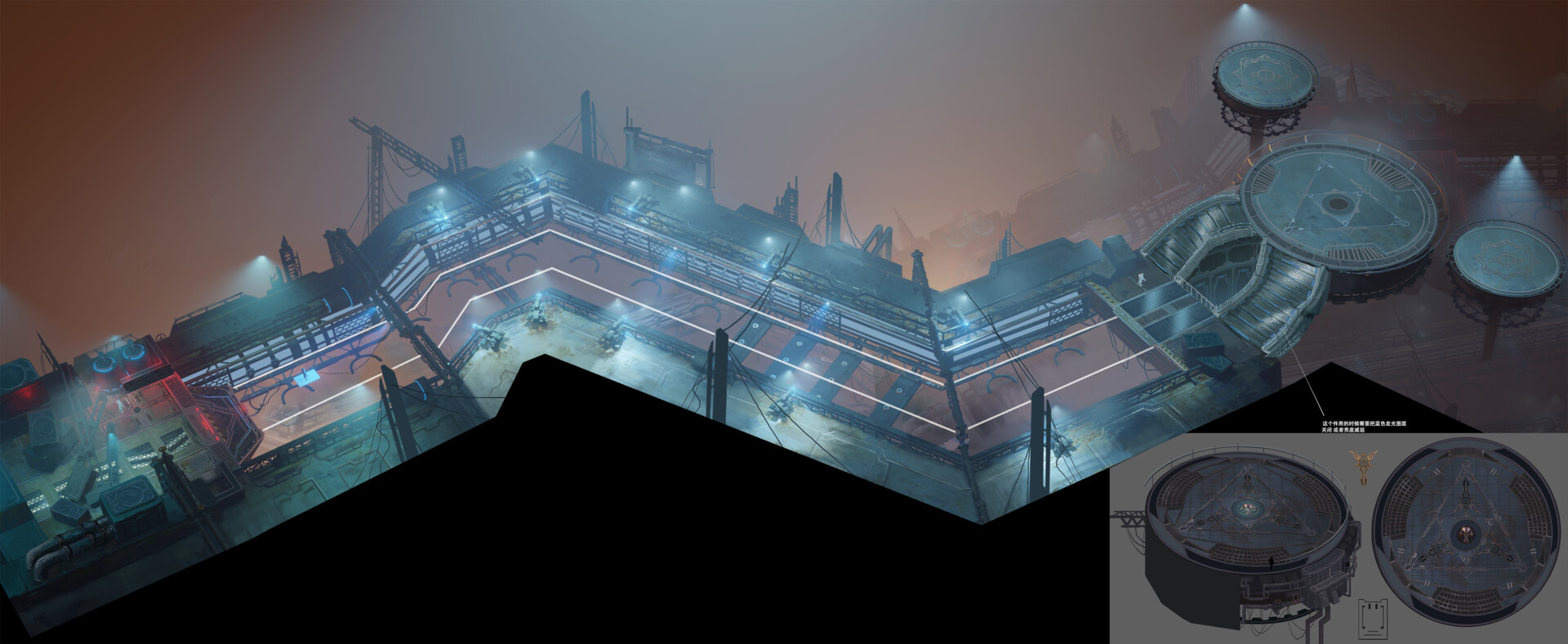 ArtStation - dark nemesis解禁项目图 机械走廊