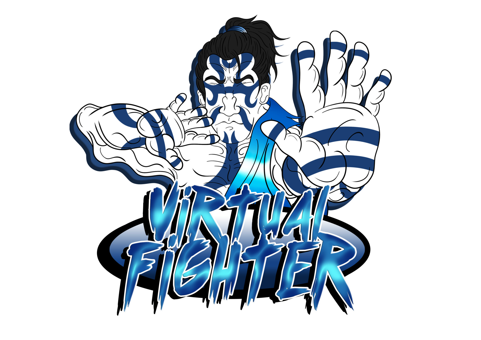 ArtStation - Logotipo Virtual Fighter