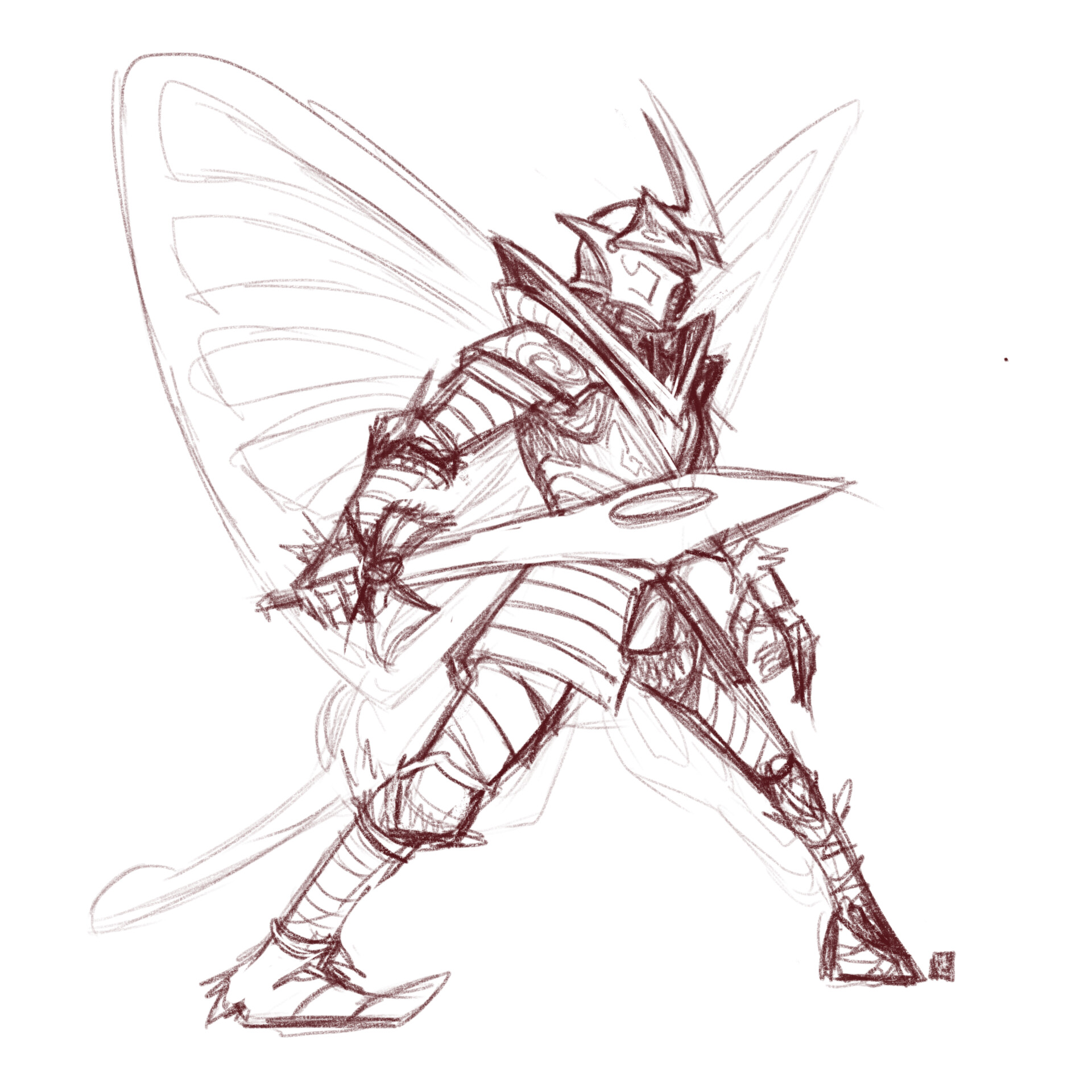 how to draw meta knight with wings