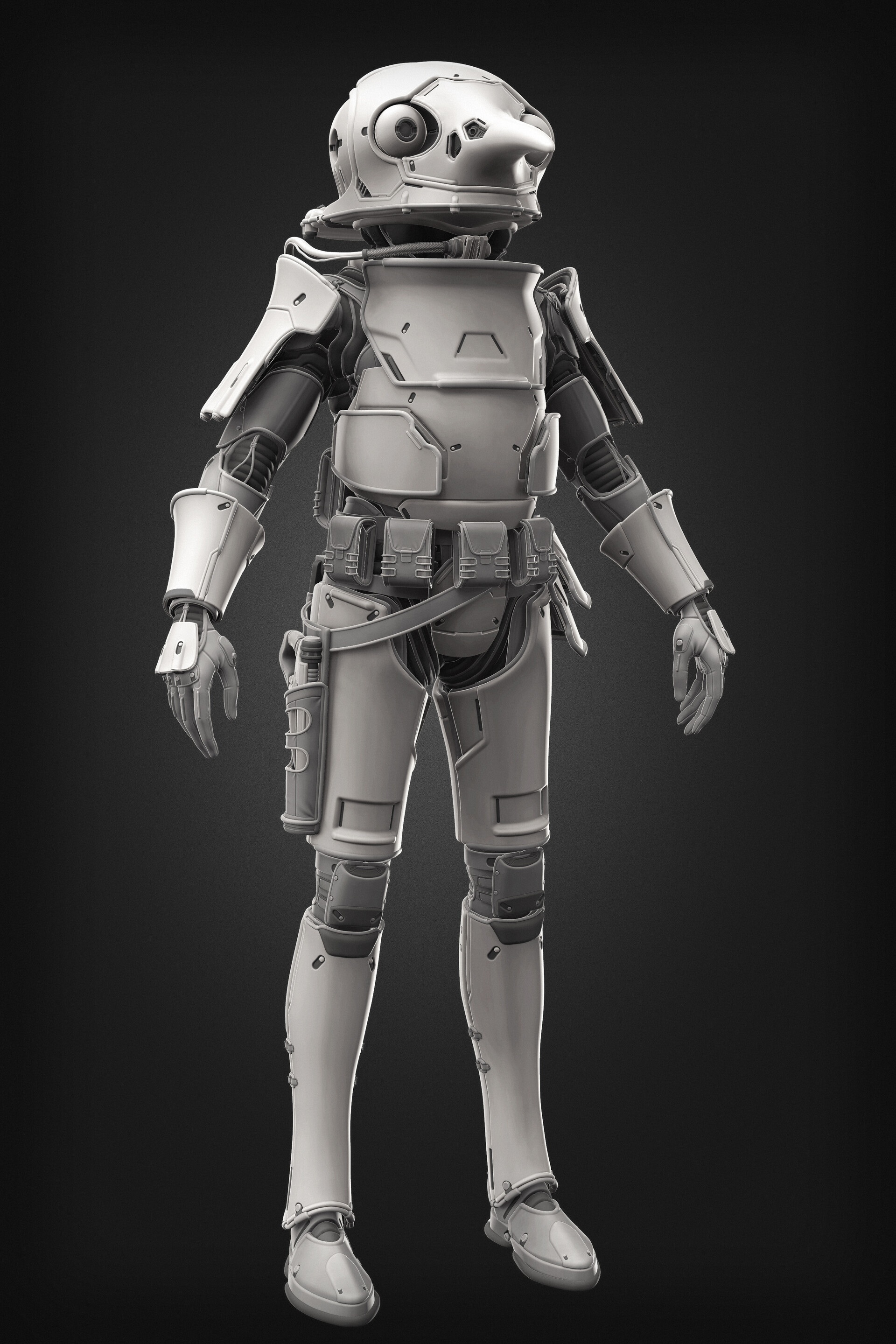 ArtStation - Bird Soldier (WIP)