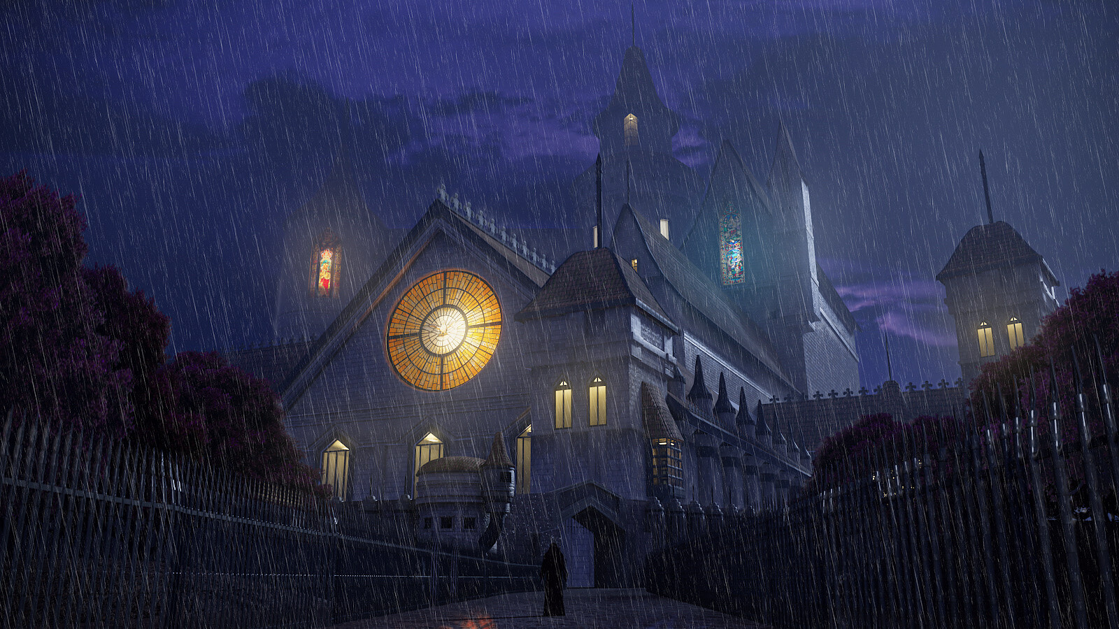 ArtStation - Moody castle