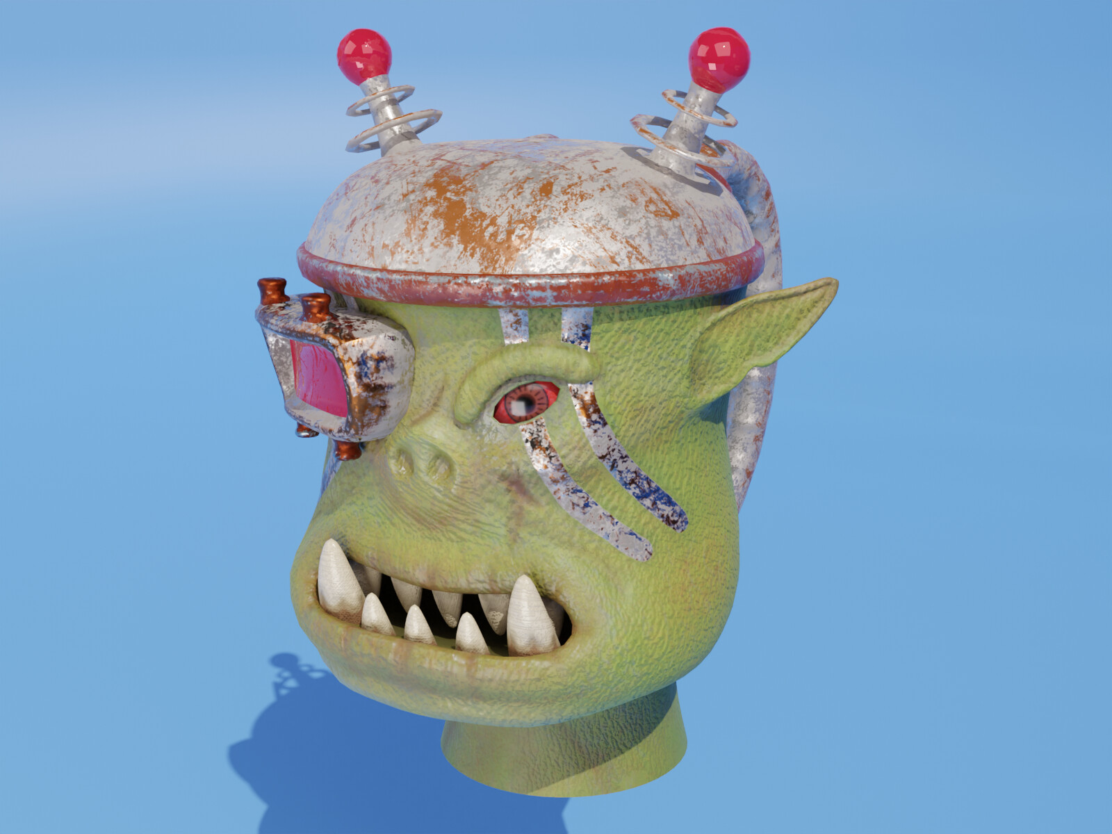 Scott Brookes - Ork Head 3D Model