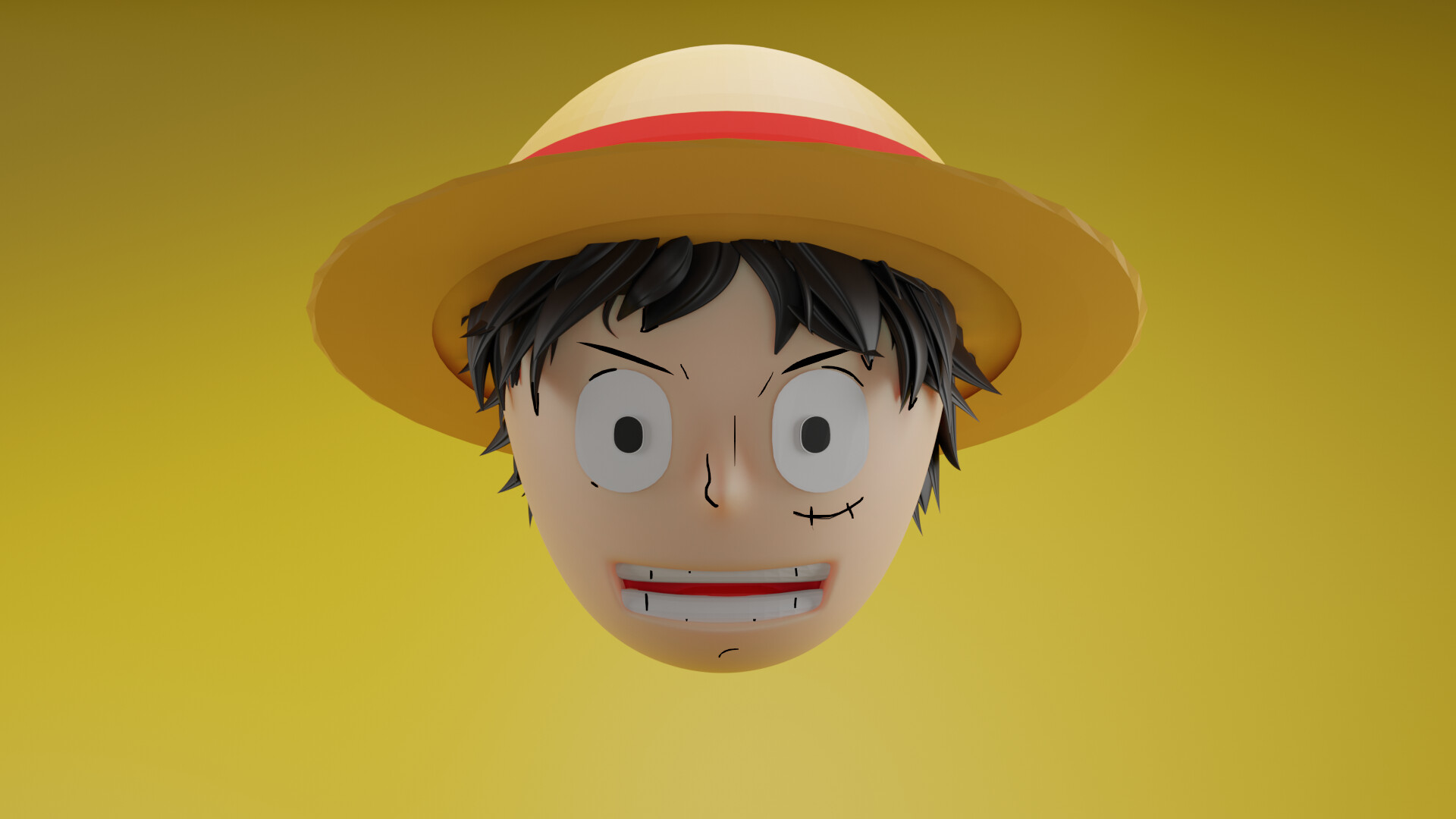ArtStation - luffy's head