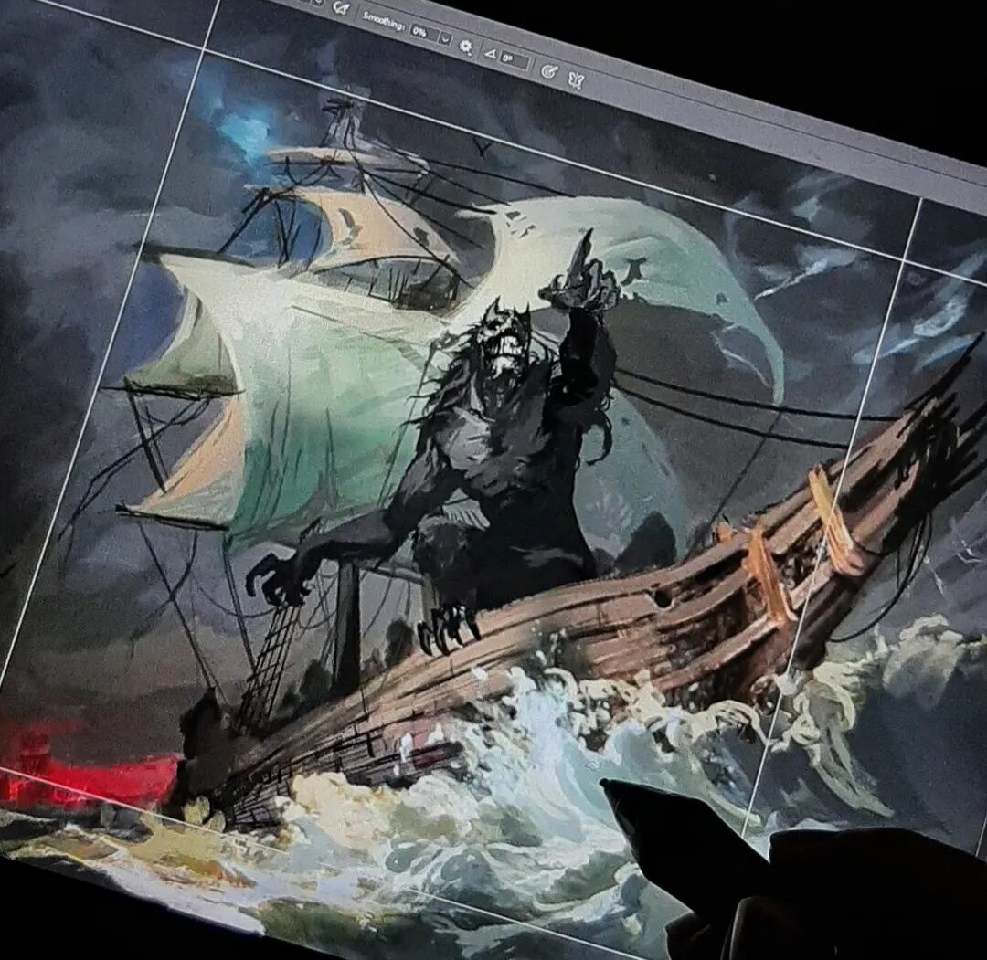 Zsofia Dankova - POWERWOLF - Sainted by the Storm - artwork