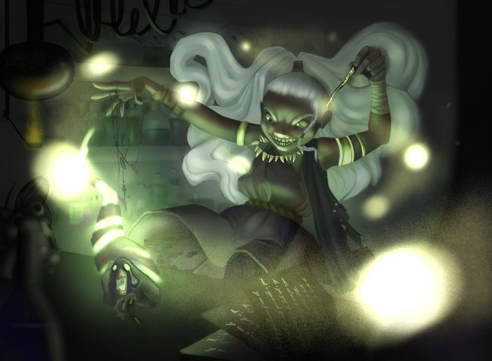 ArtStation - Baba Yaga Magic The Gathering (Fan art Card)