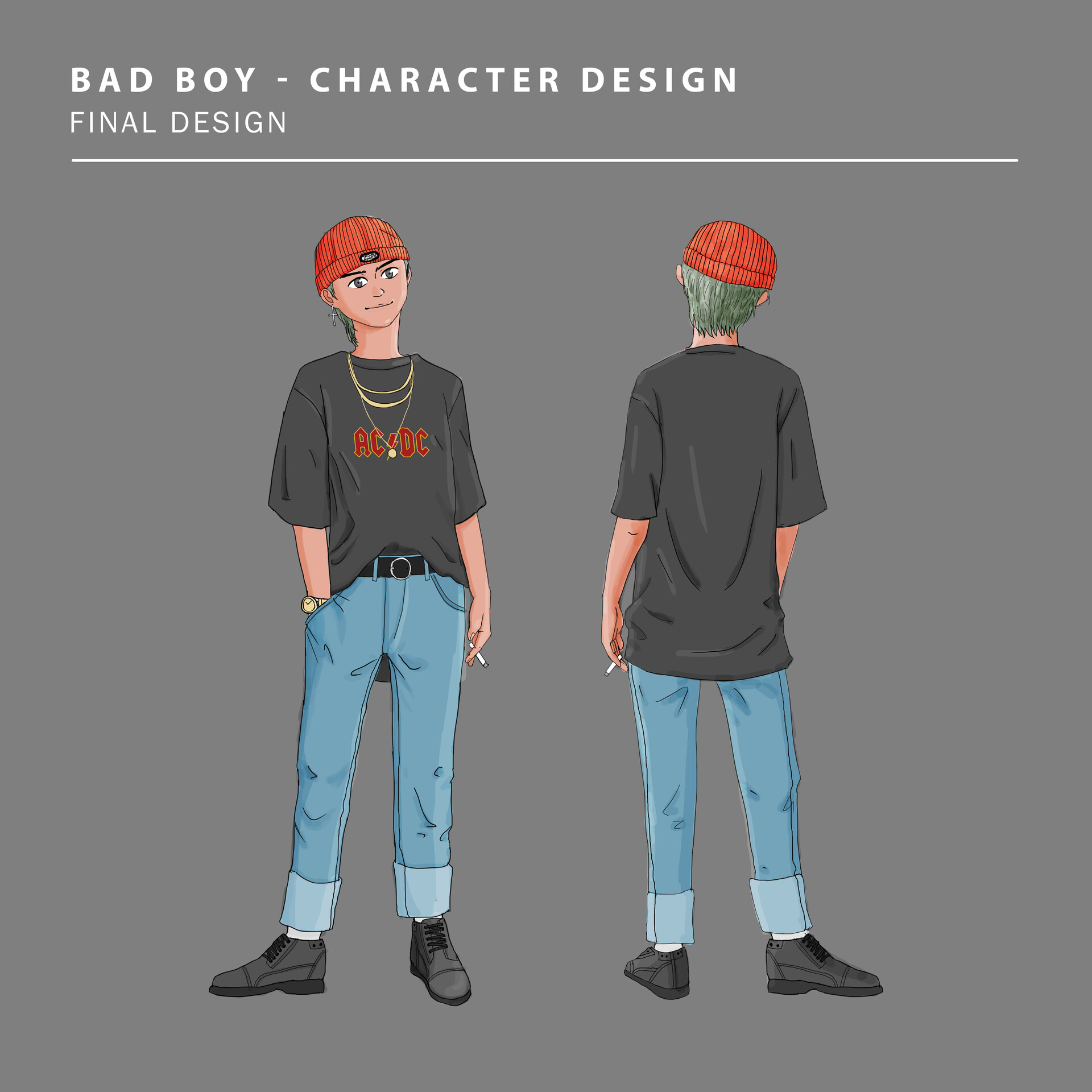 ArtStation - Bad Boy Character Design
