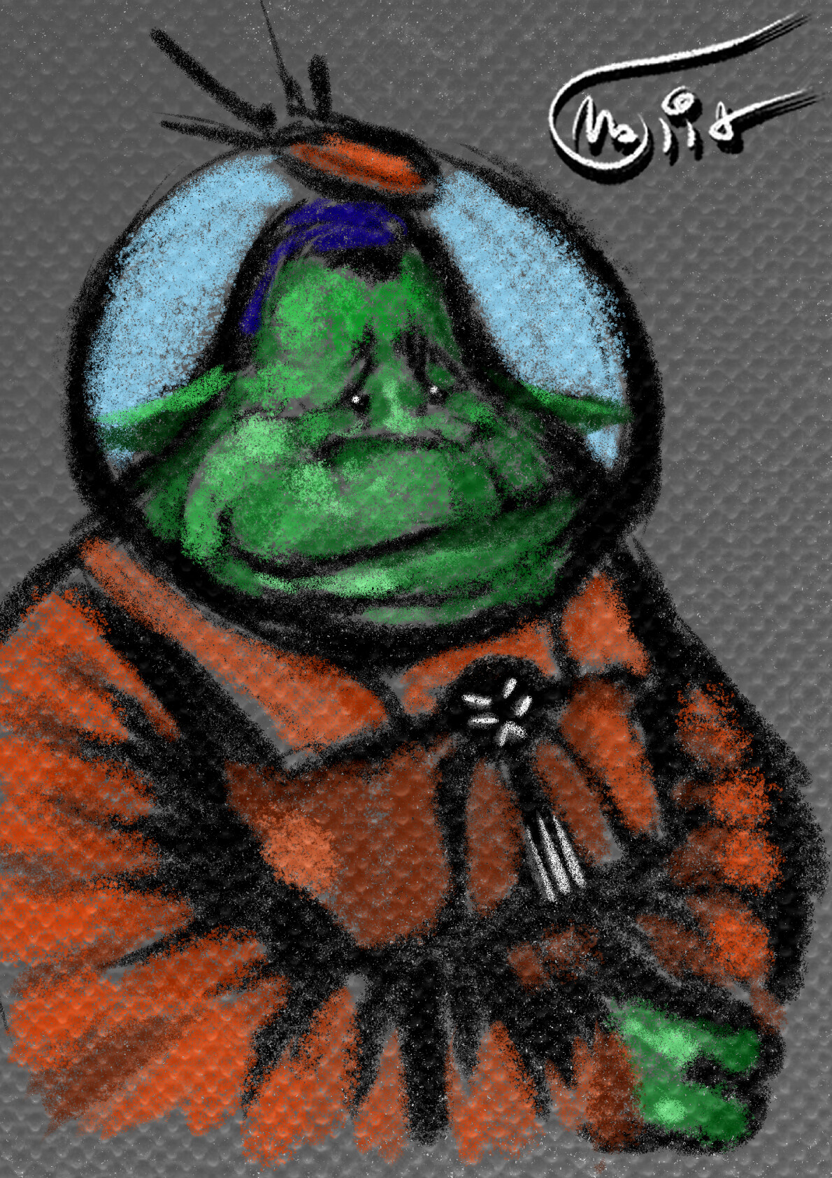 ArtStation - Smee (Alien Version) Portrait